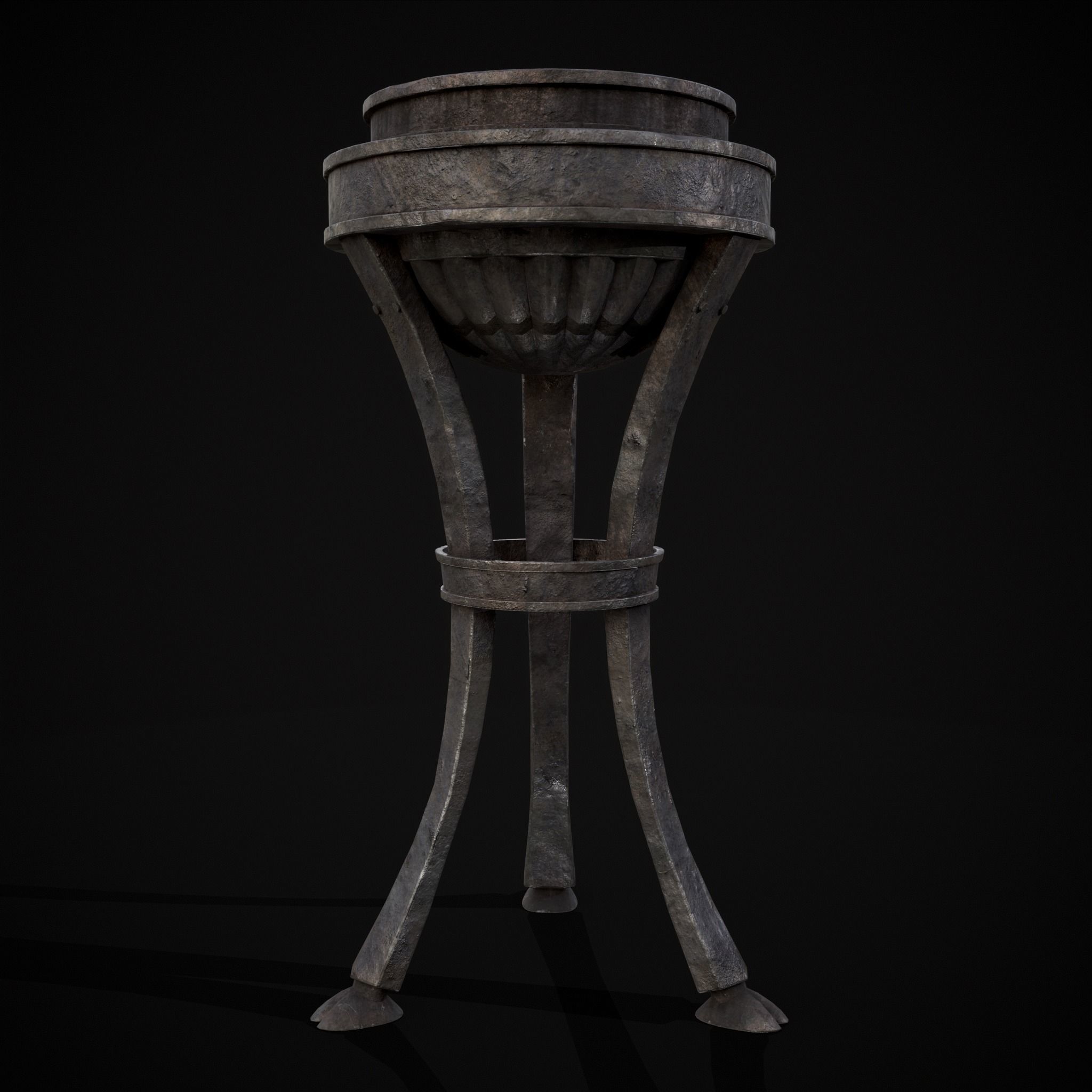 Medieval Rustic Iron Brazier - 3D Model by Get Dead Entertainment