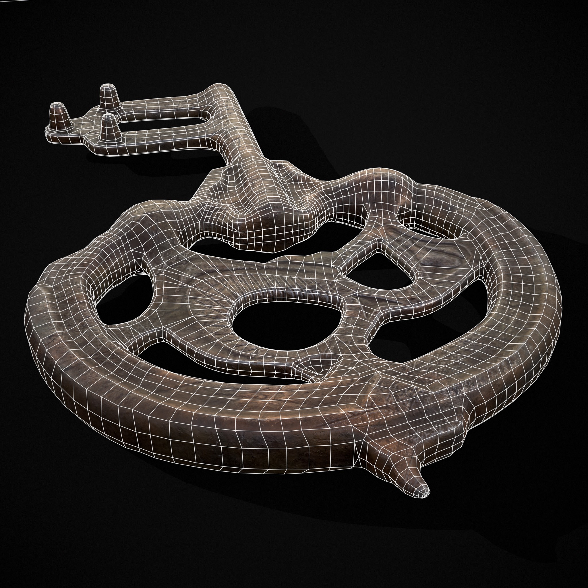 Medieval Rusting Iron Key - 3D Model by Get Dead Entertainment