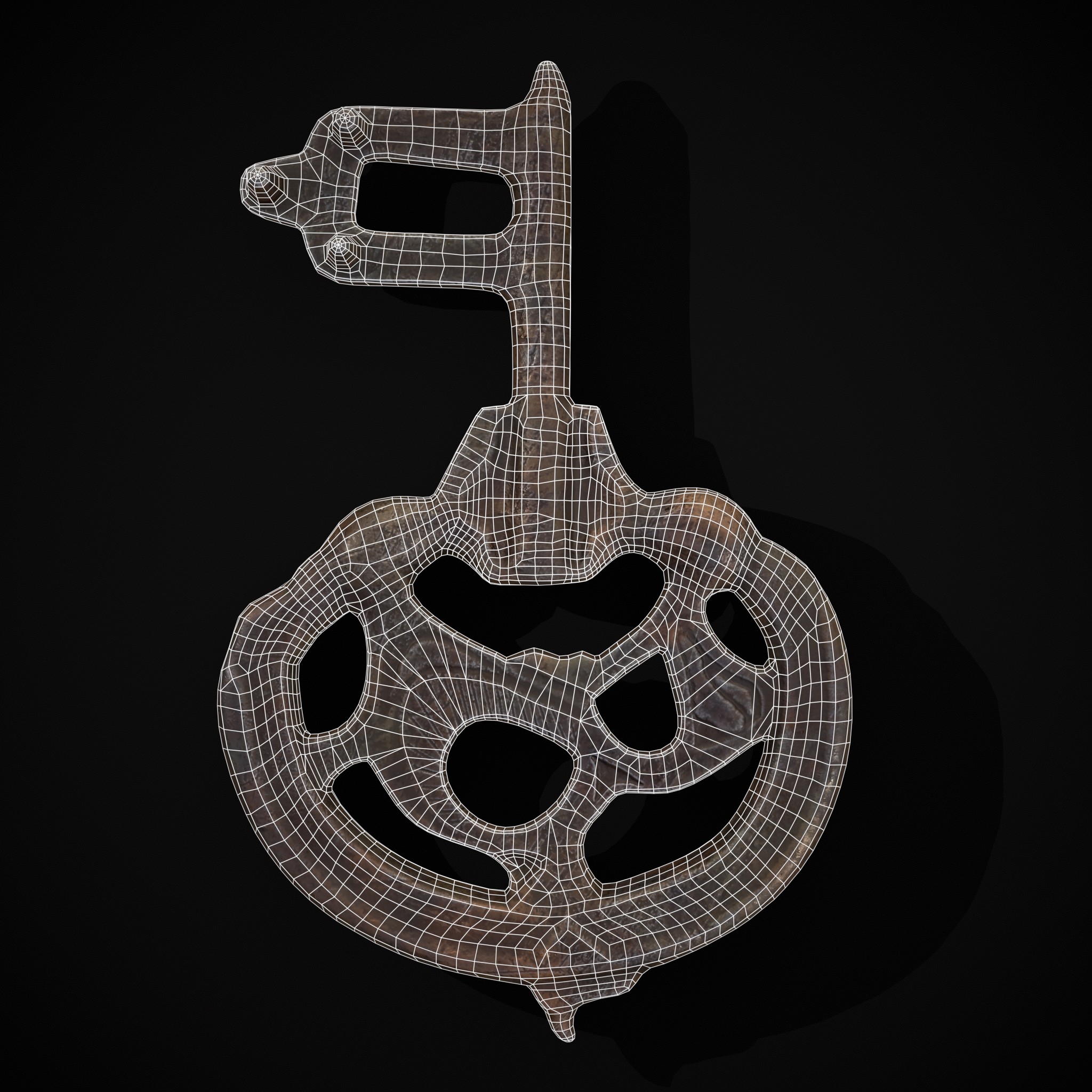 Medieval Rusting Iron Key - 3D Model by Get Dead Entertainment