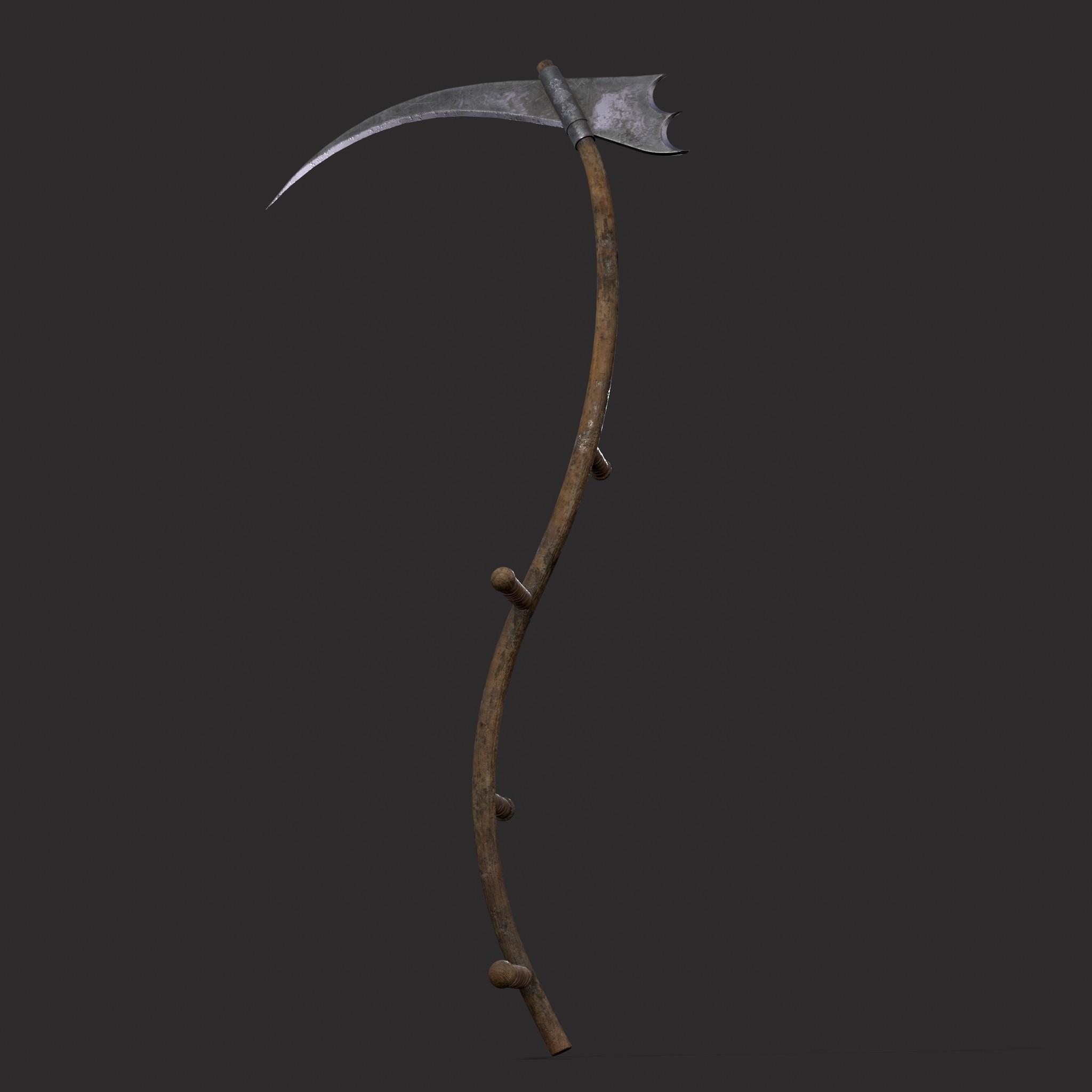 Medieval Scythe - 3D Model by Get Dead Entertainment