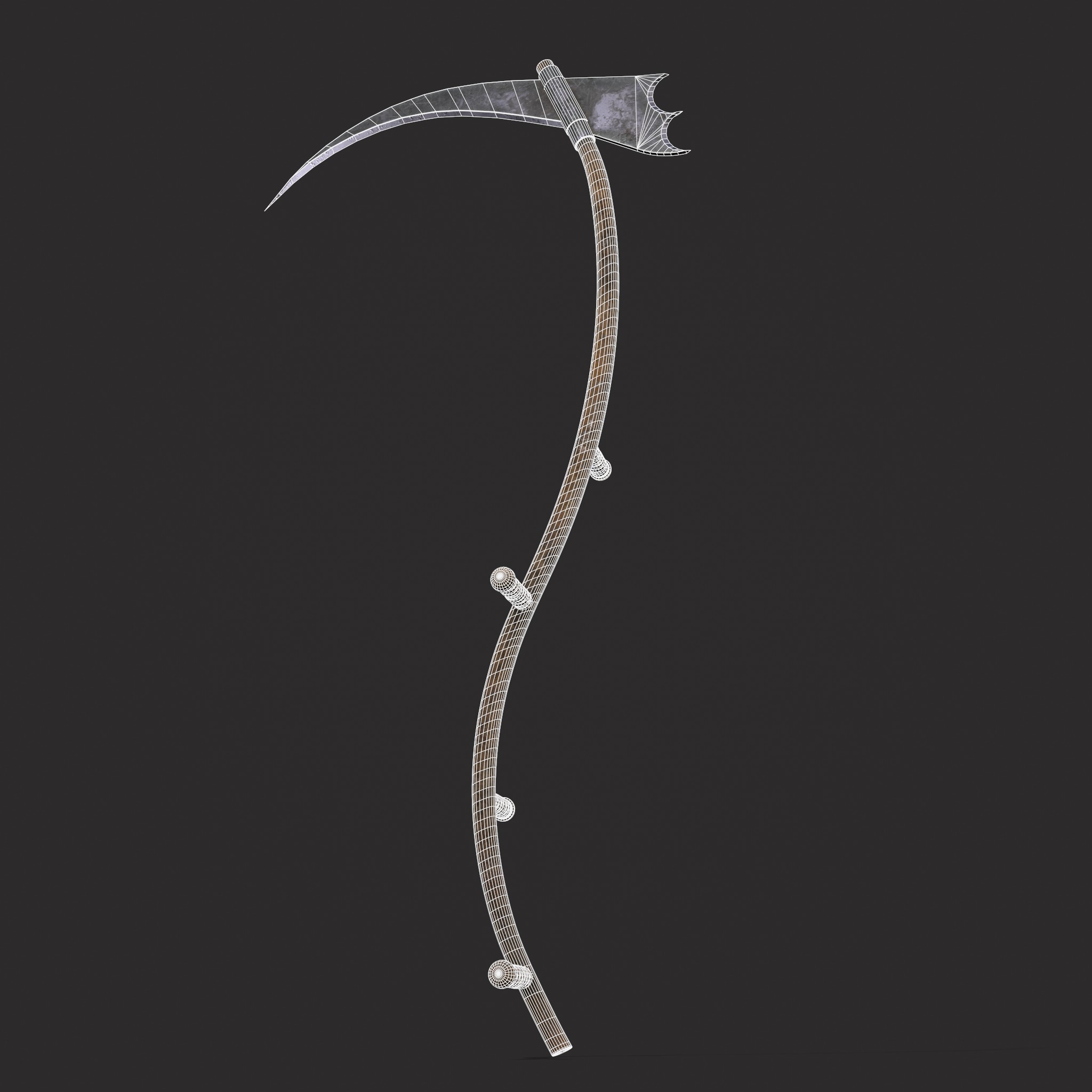 Medieval Scythe - 3D Model by Get Dead Entertainment