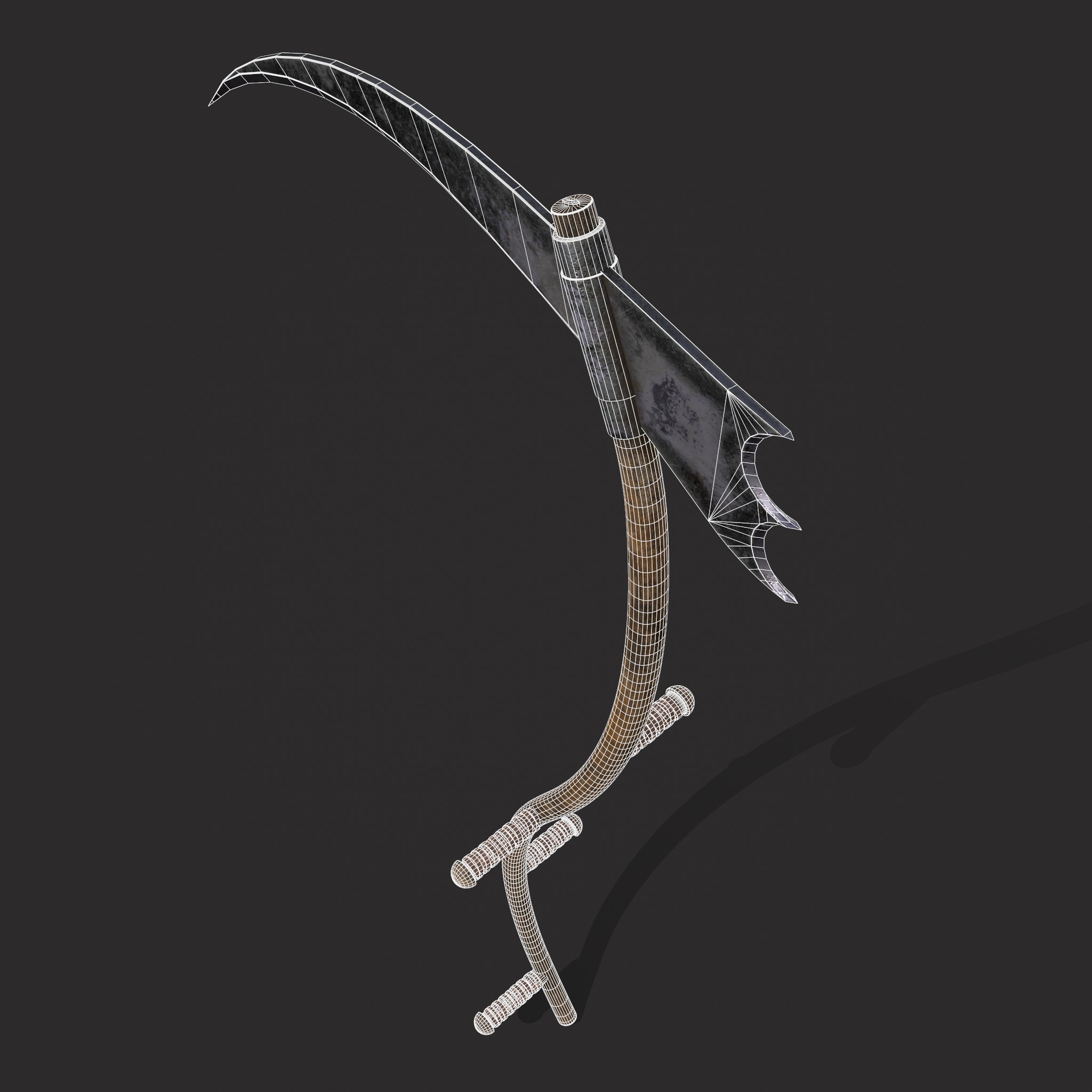 Medieval Scythe - 3D Model by Get Dead Entertainment