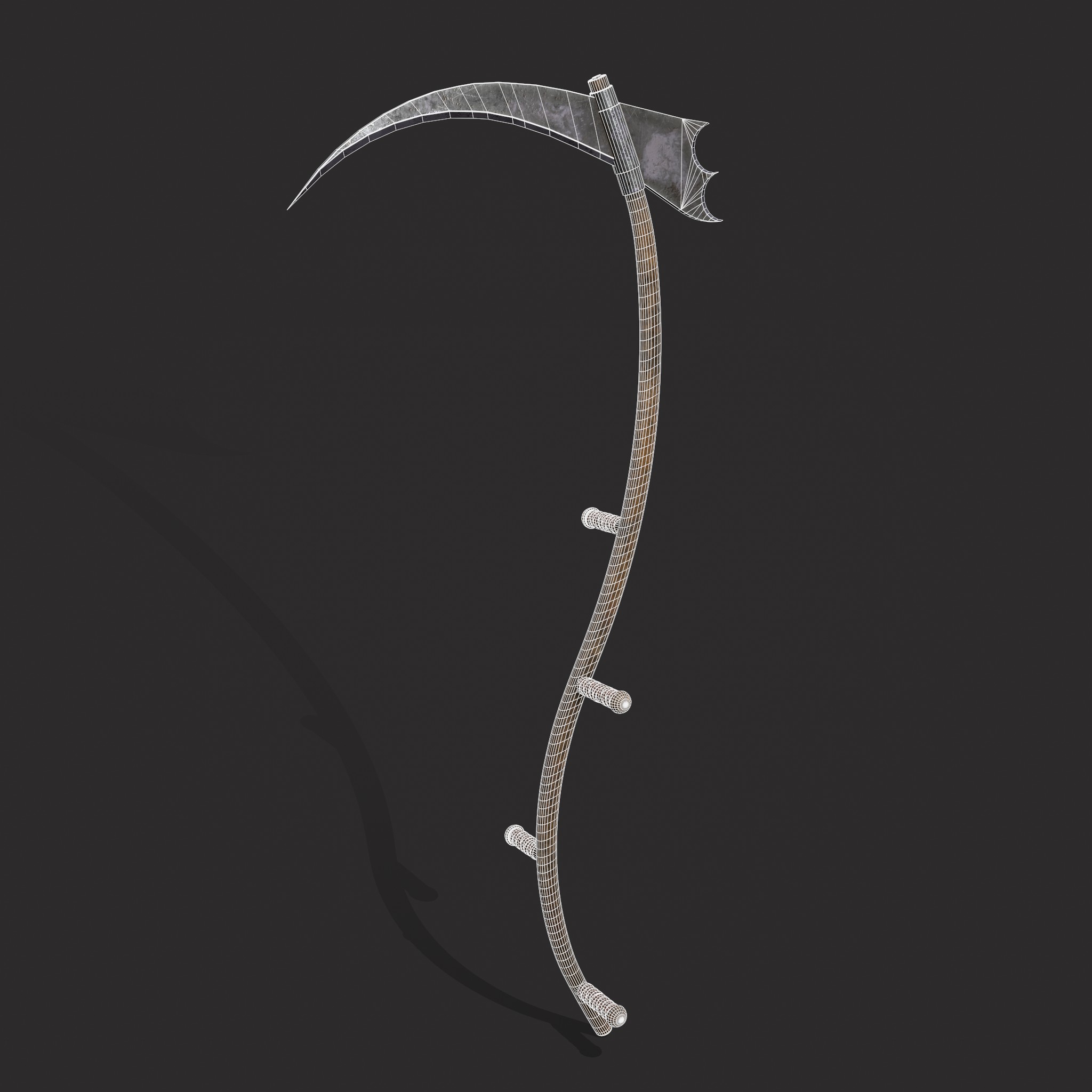 Medieval Scythe - 3D Model by Get Dead Entertainment