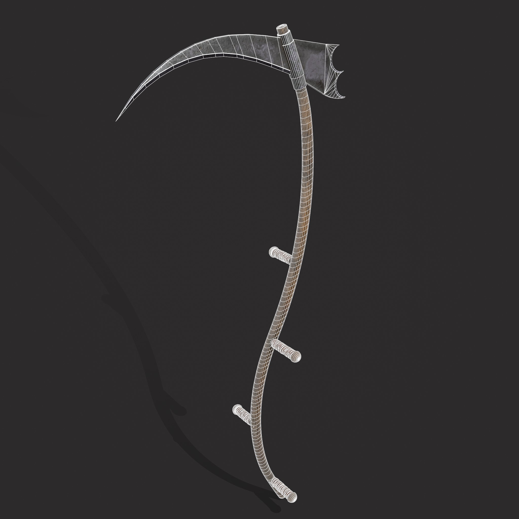 Medieval Scythe - 3D Model by Get Dead Entertainment