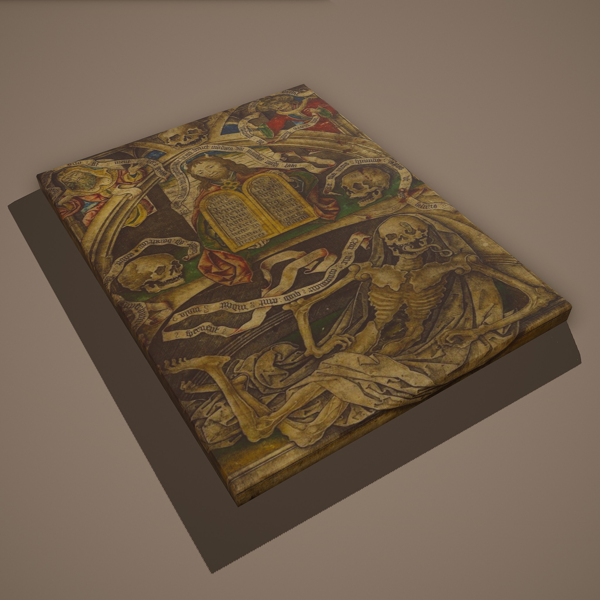 Medieval Skulls Painting - 3D Model by Get Dead Entertainment