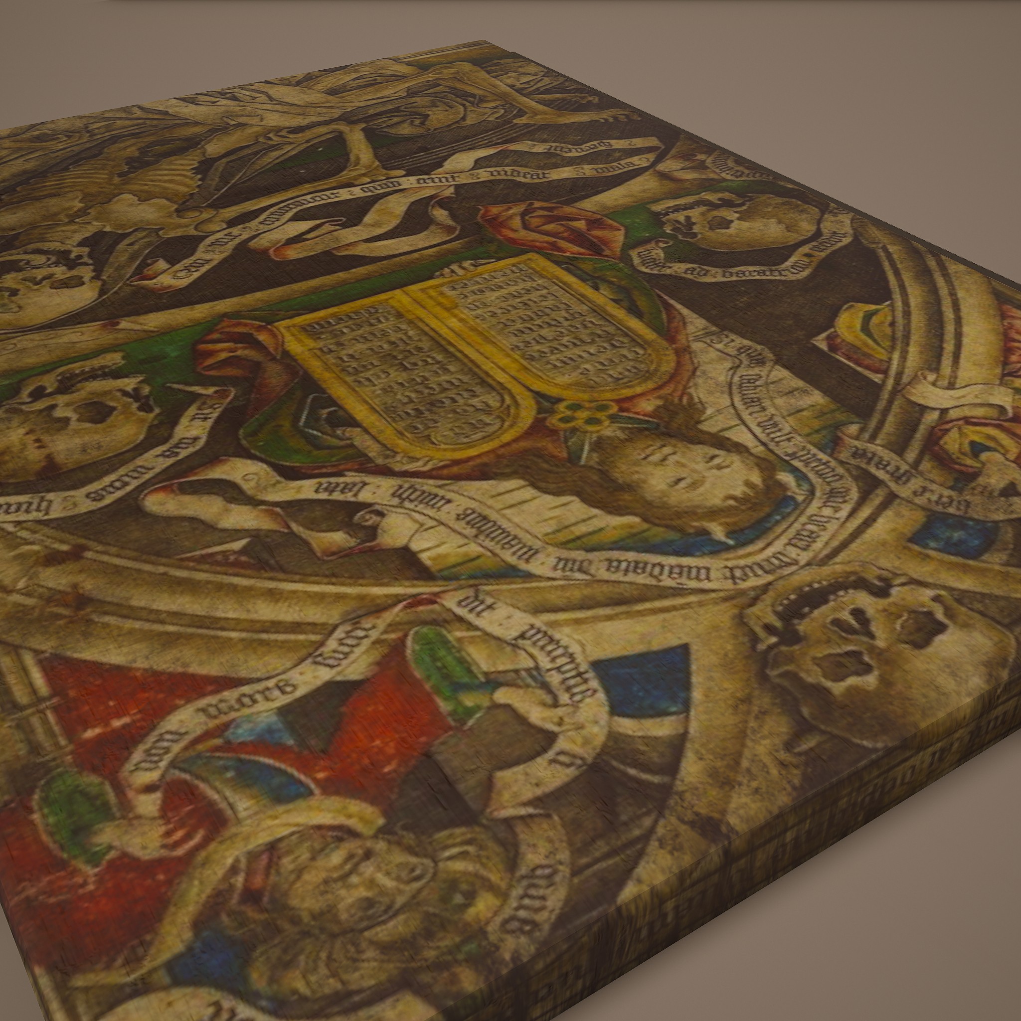 Medieval Skulls Painting - 3D Model by Get Dead Entertainment