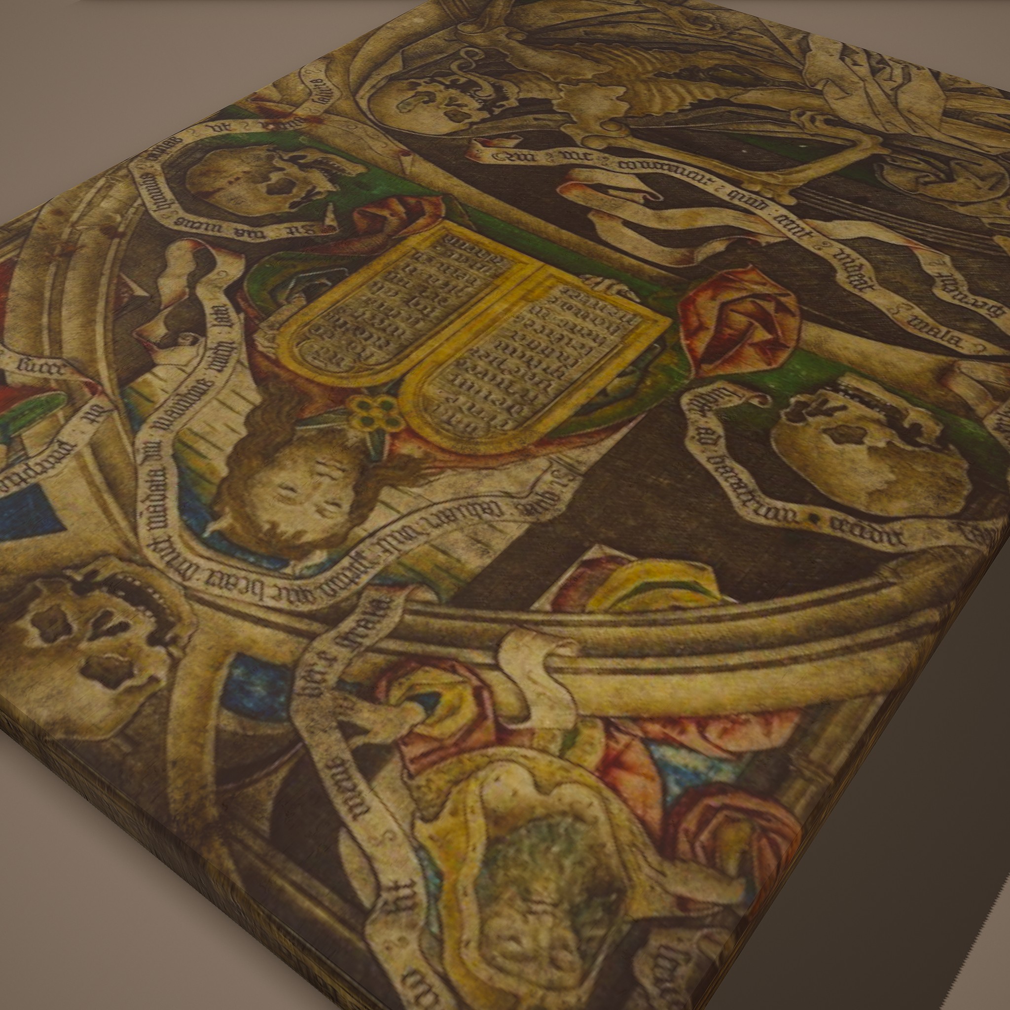 Medieval Skulls Painting - 3D Model by Get Dead Entertainment