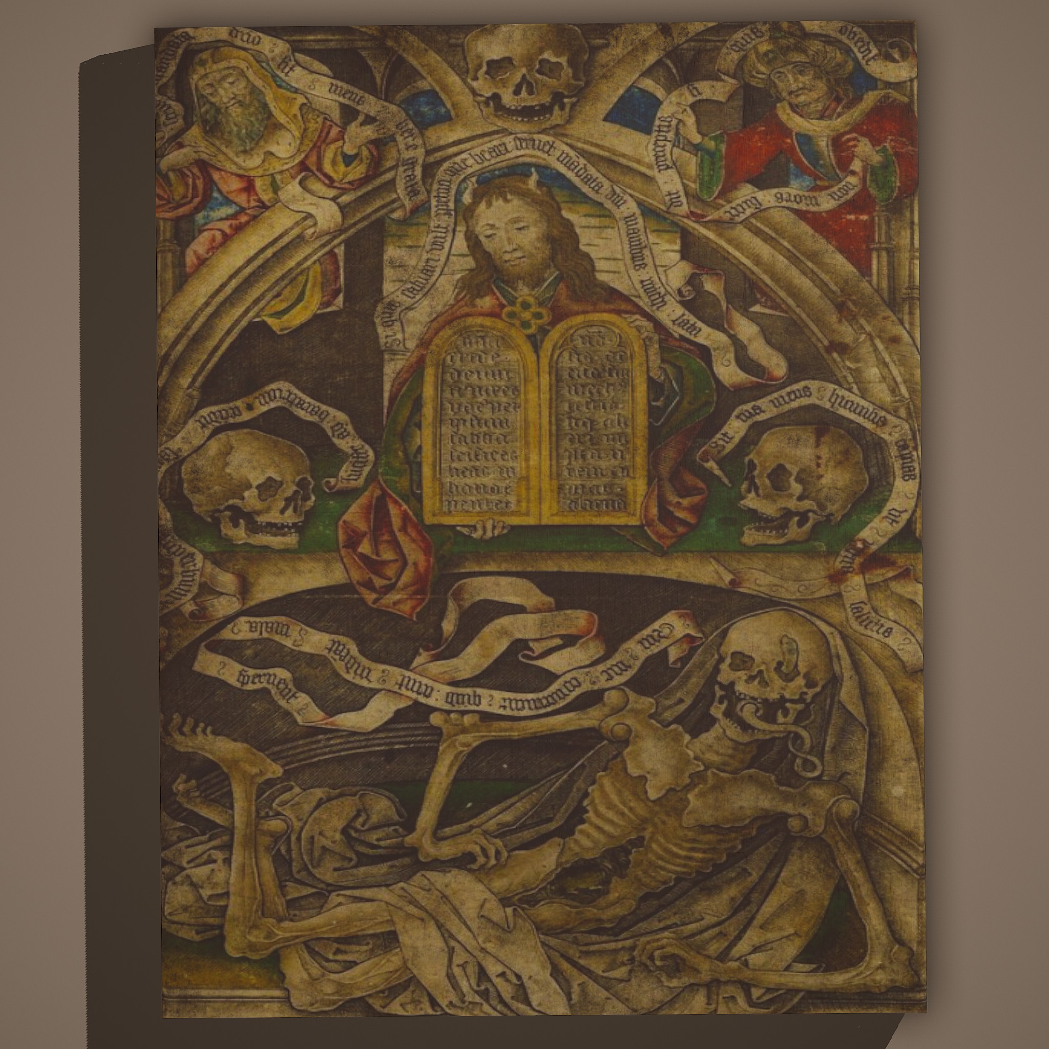 Medieval Skulls Painting - 3D Model by Get Dead Entertainment