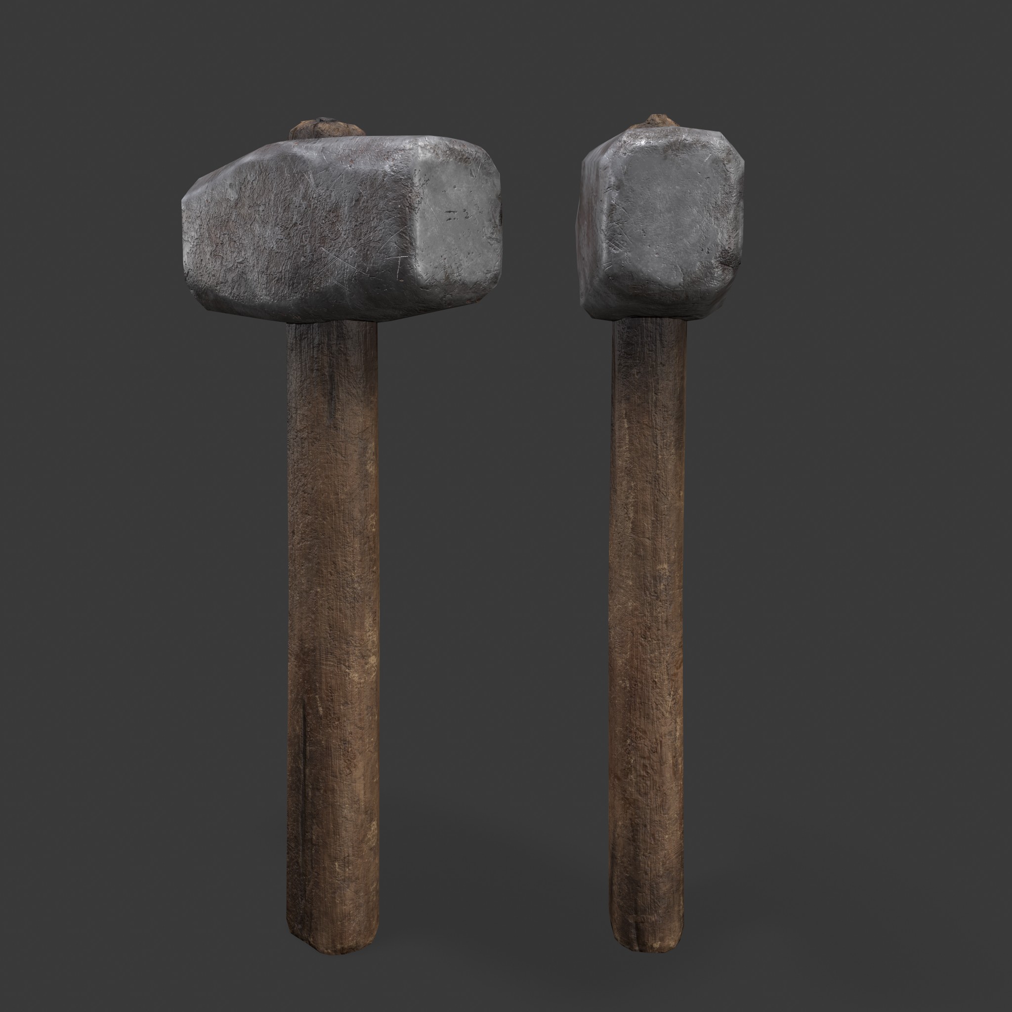 Medieval Sledgehammer - 3D Model by Get Dead Entertainment
