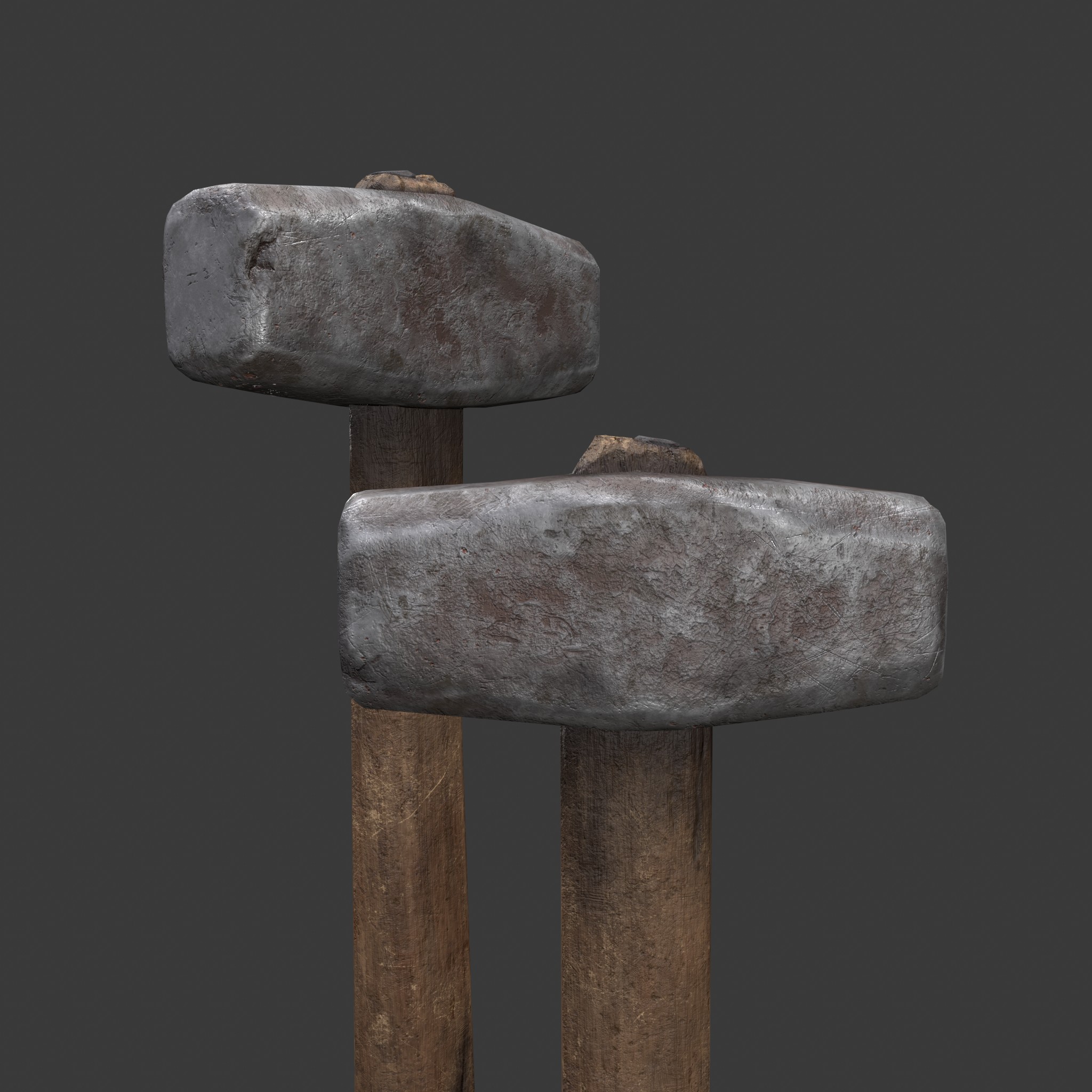 Medieval Sledgehammer - 3D Model by Get Dead Entertainment