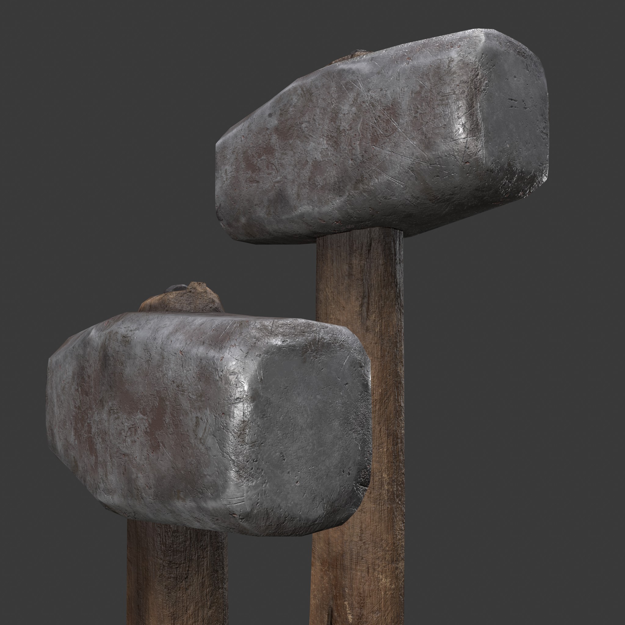 Medieval Sledgehammer - 3D Model by Get Dead Entertainment