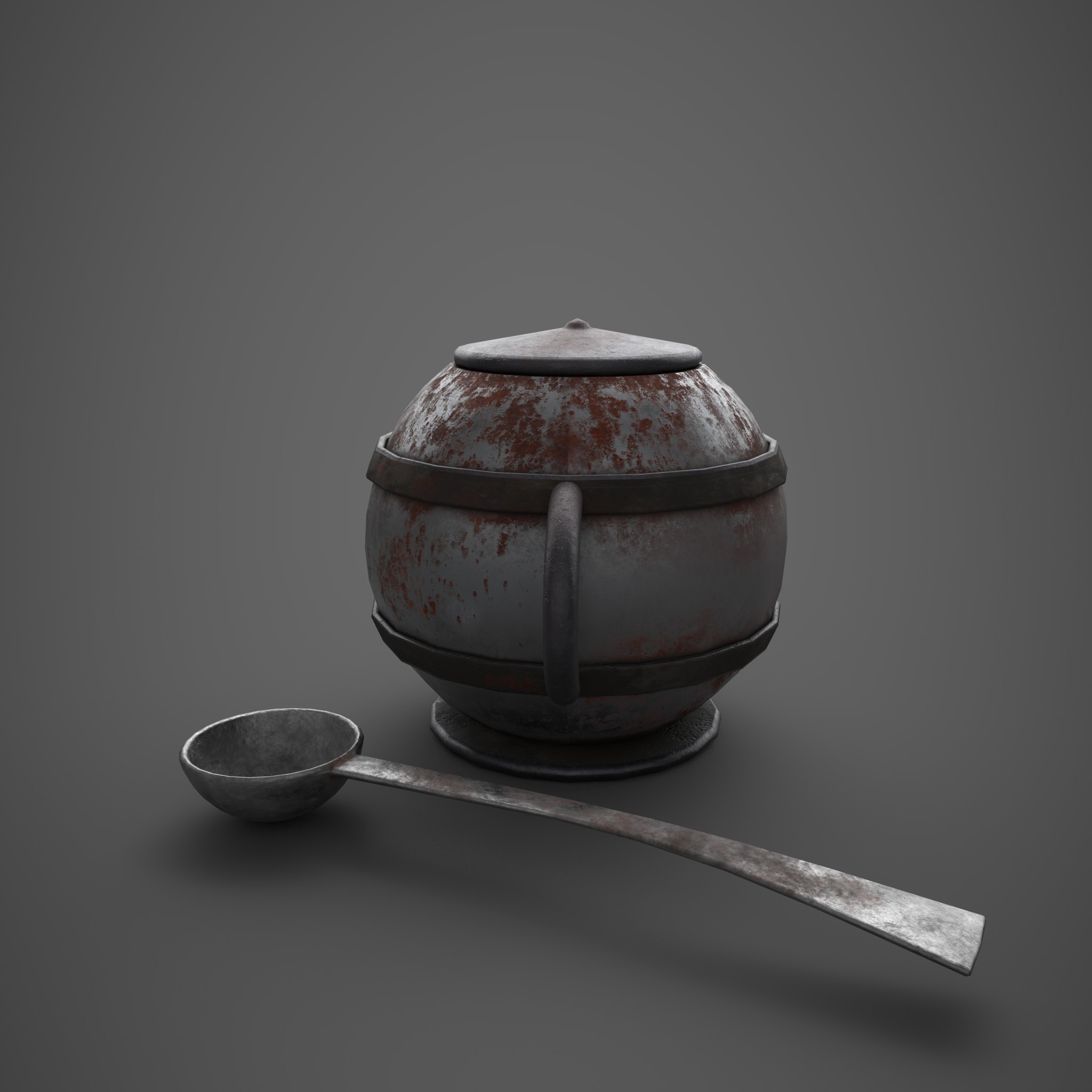 Medieval Soup Pot - Free 3D Model by Get Dead Entertainment