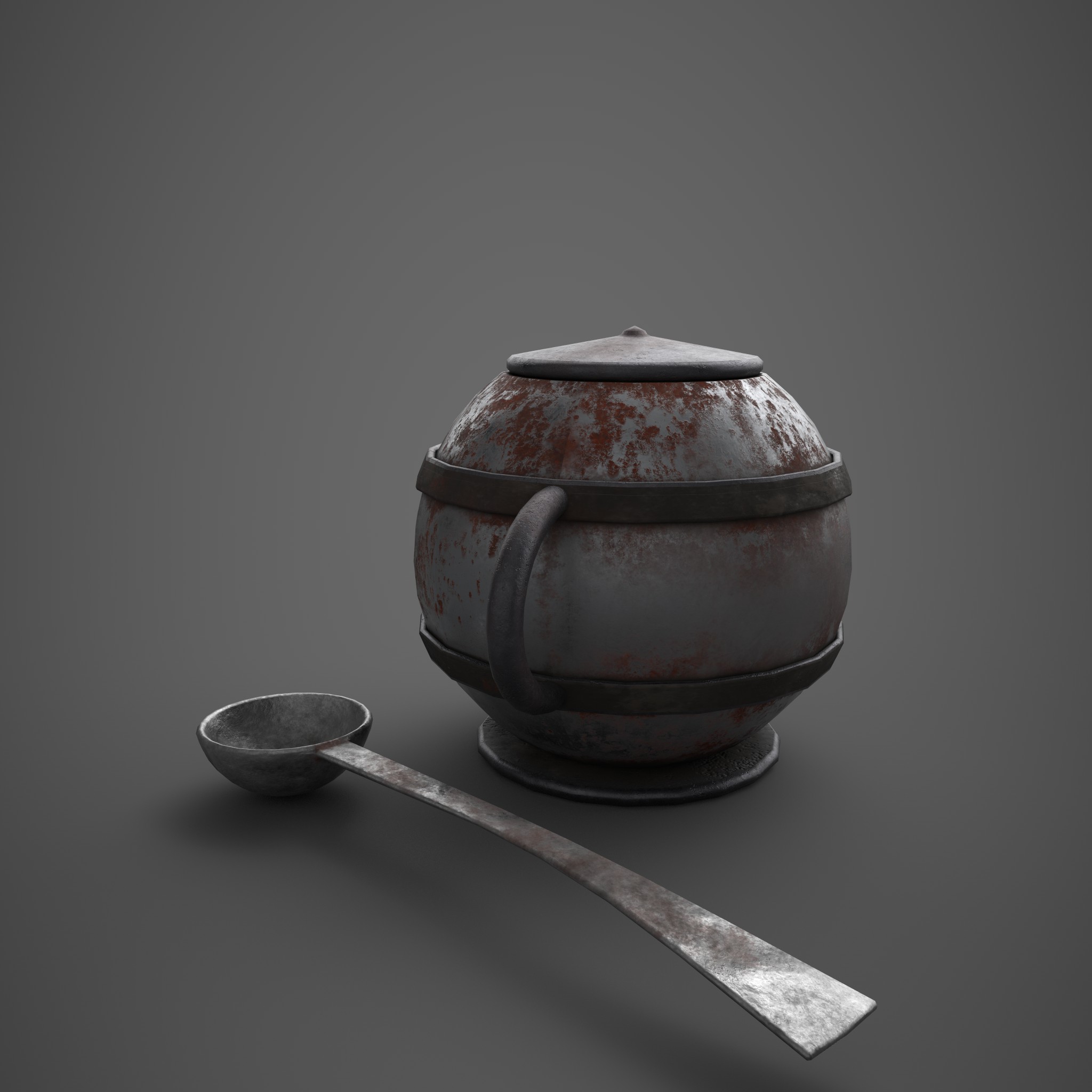 Medieval Soup Pot - Free 3D Model by Get Dead Entertainment