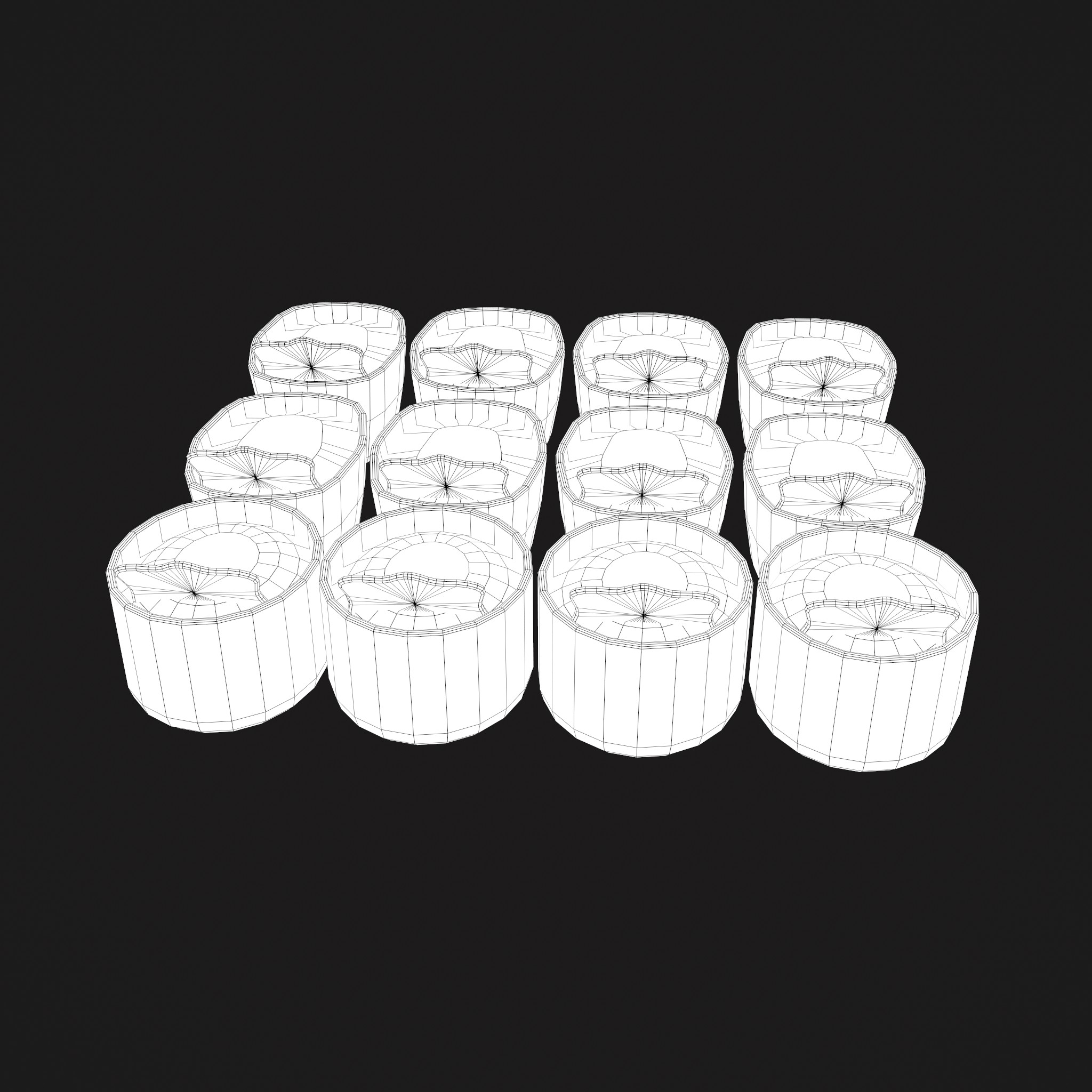 Medieval Spice Baskets - 3D Model by Get Dead Entertainment