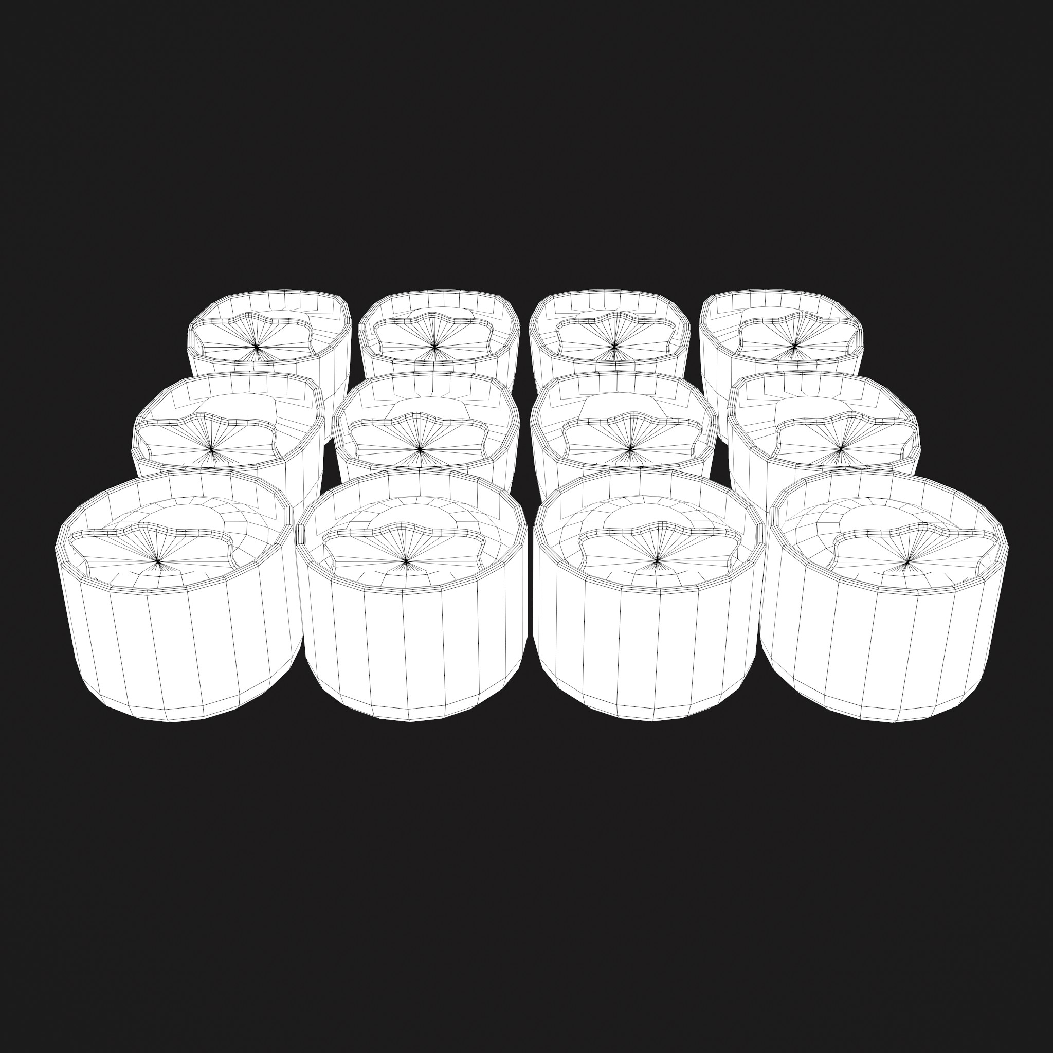 Medieval Spice Baskets - 3D Model by Get Dead Entertainment