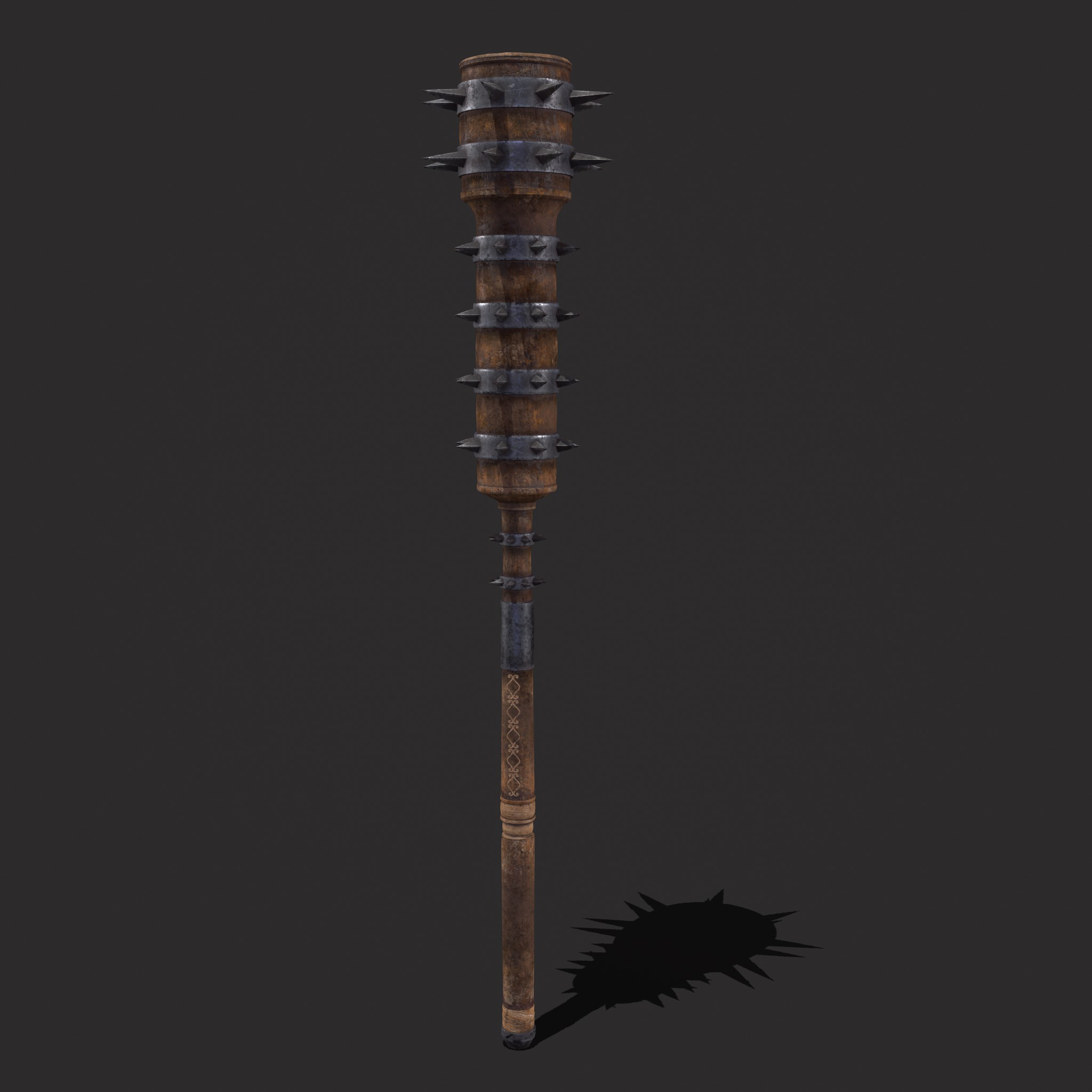 Medieval Spiked Mace - 3D Model by Get Dead Entertainment