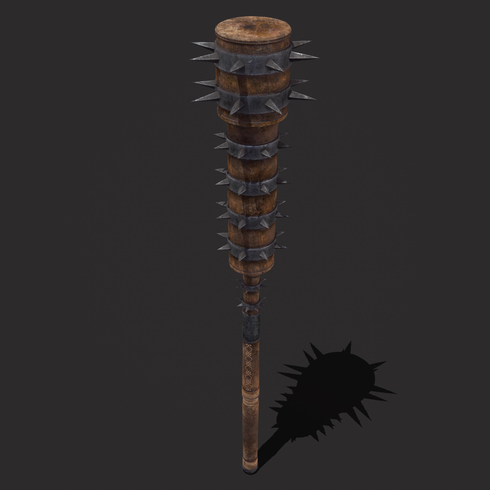 Medieval Spiked Mace - 3D Model by Get Dead Entertainment