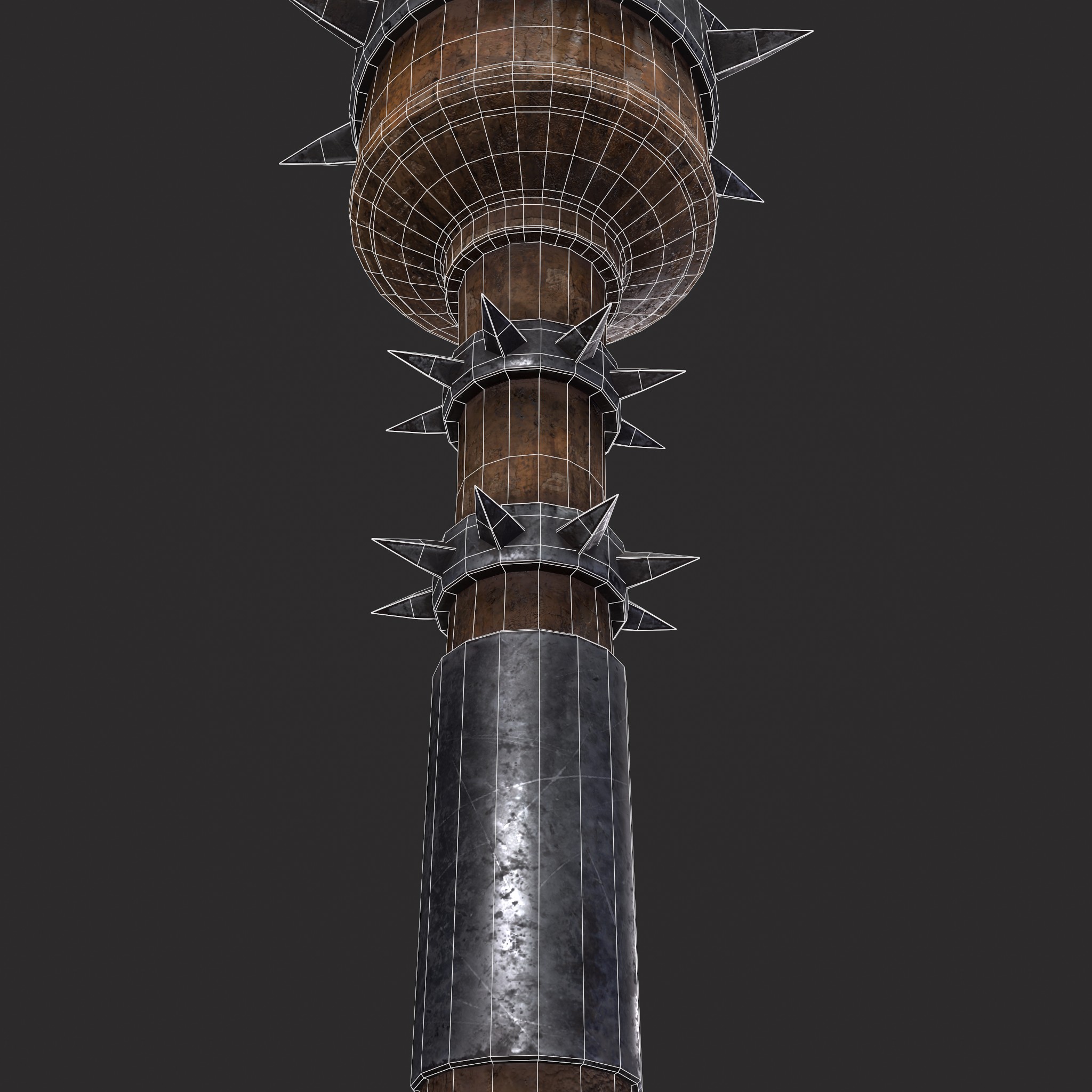 Medieval Spiked Mace - 3D Model by Get Dead Entertainment