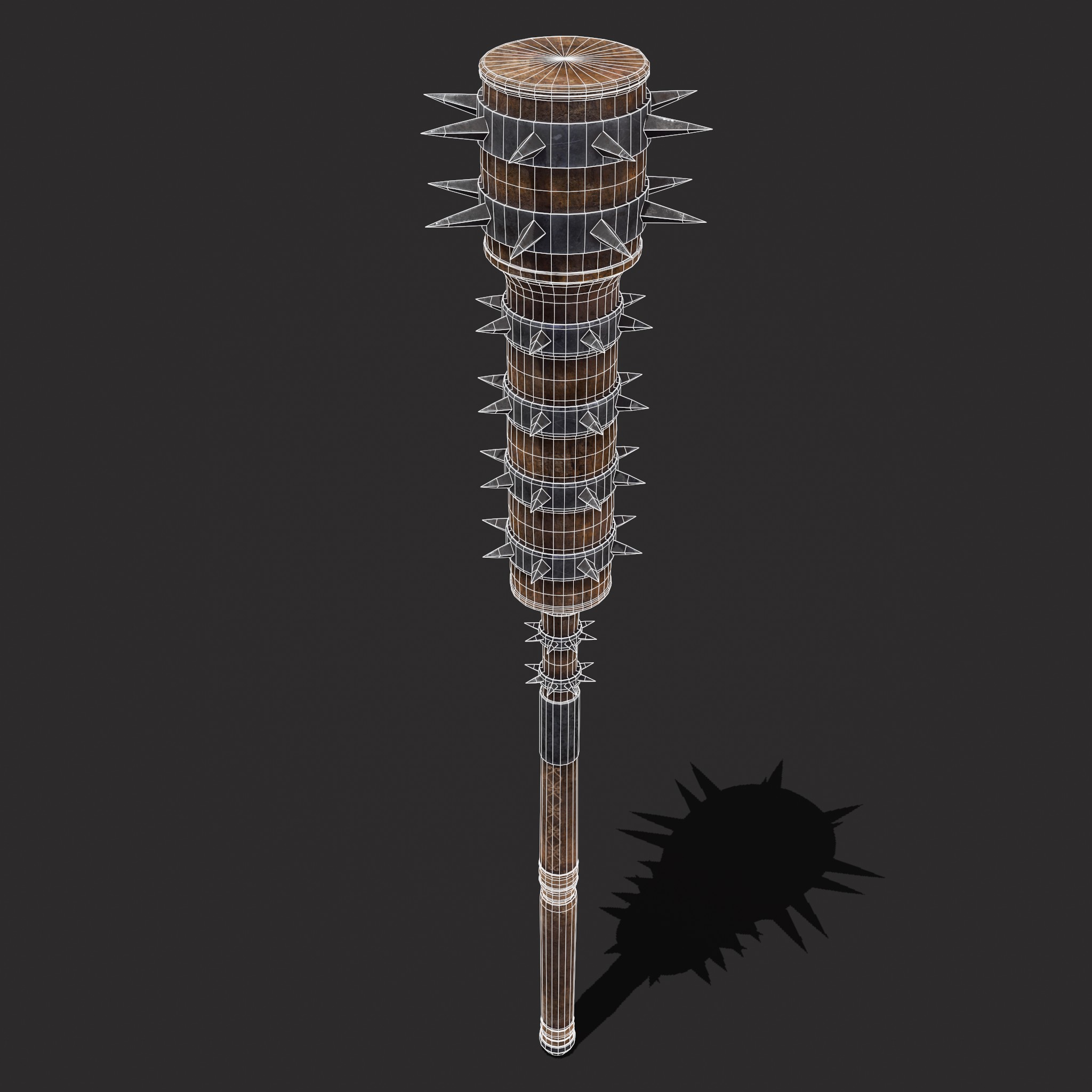 Medieval Spiked Mace - 3D Model by Get Dead Entertainment