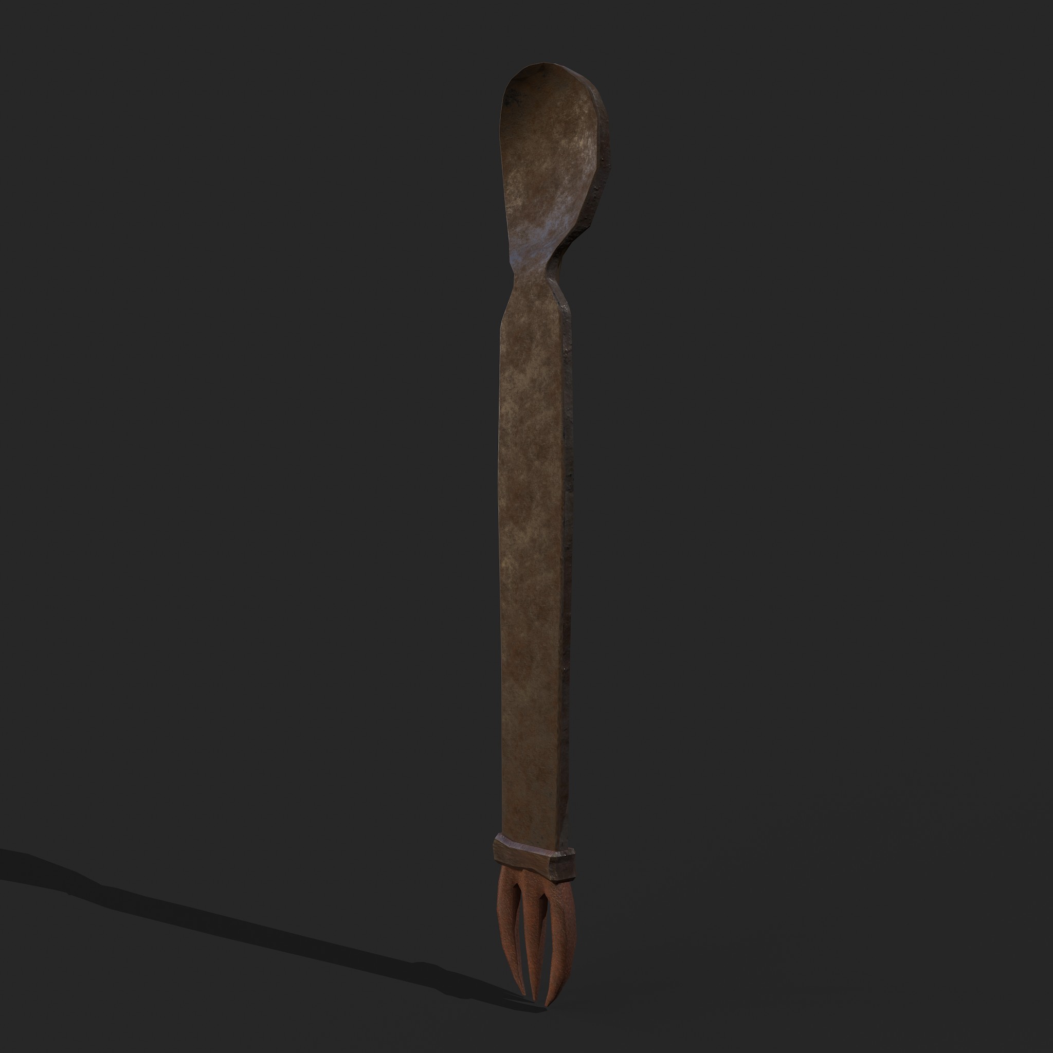 Medieval Spoon Fork - 3D Model by Get Dead Entertainment