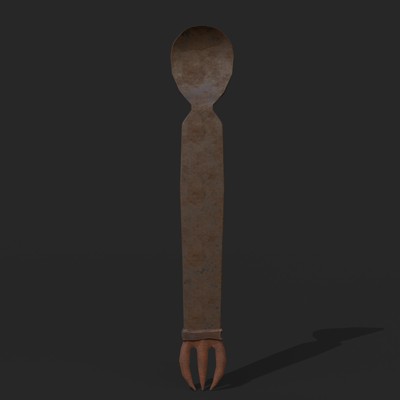 Medieval Spoon Fork - 3D Model by Get Dead Entertainment