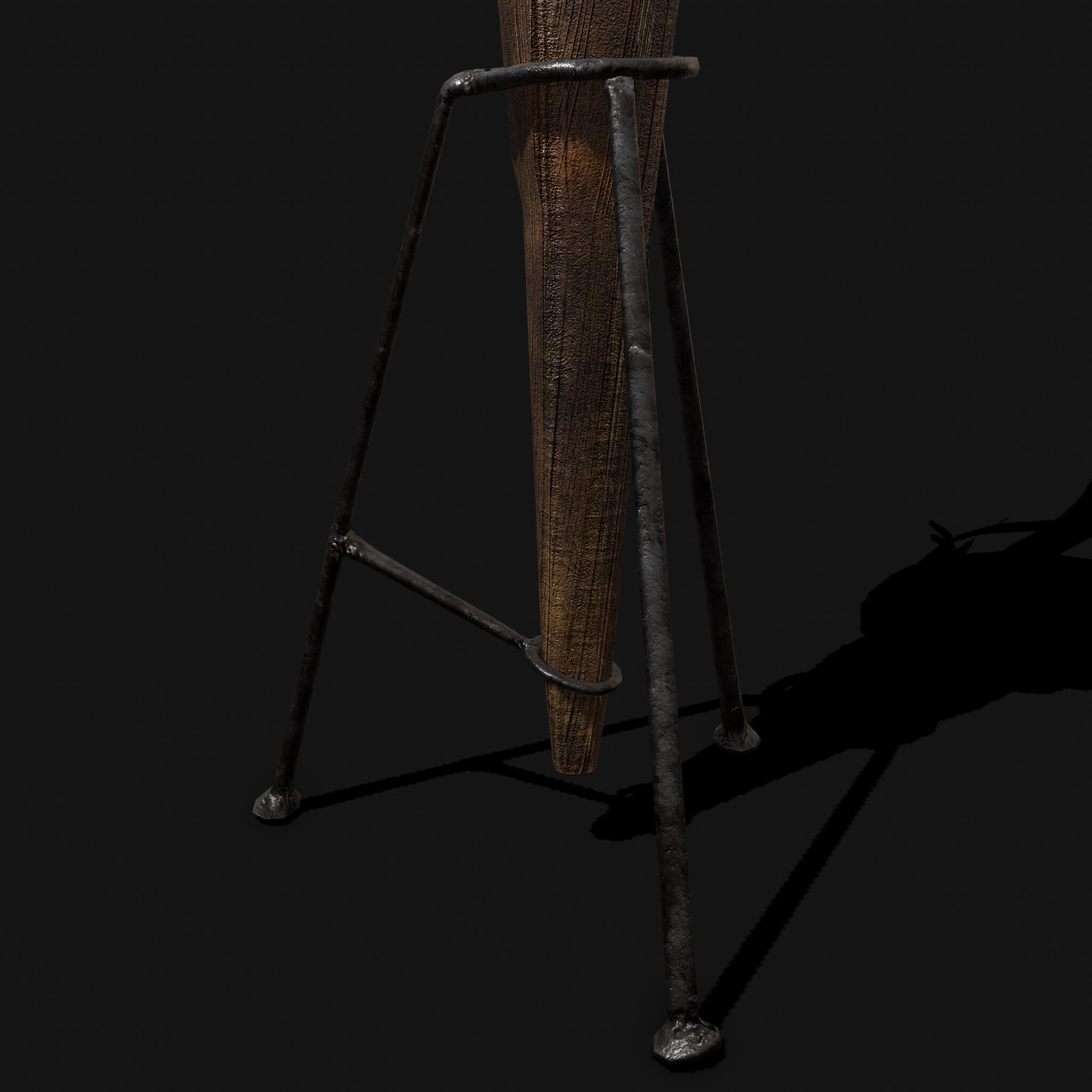 Medieval Standing Torch - 3D Model by Get Dead Entertainment