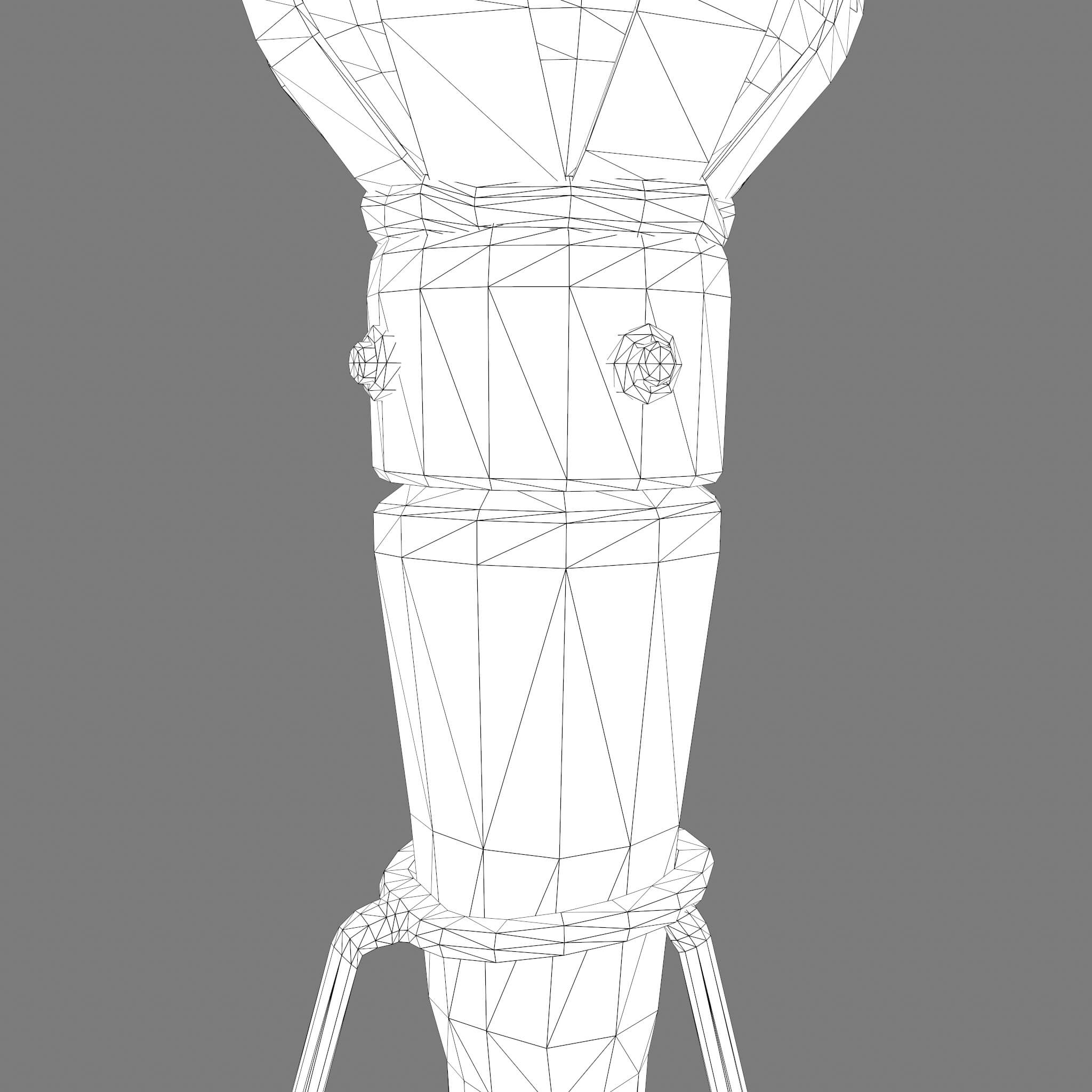 Medieval Standing Torch - 3D Model by Get Dead Entertainment