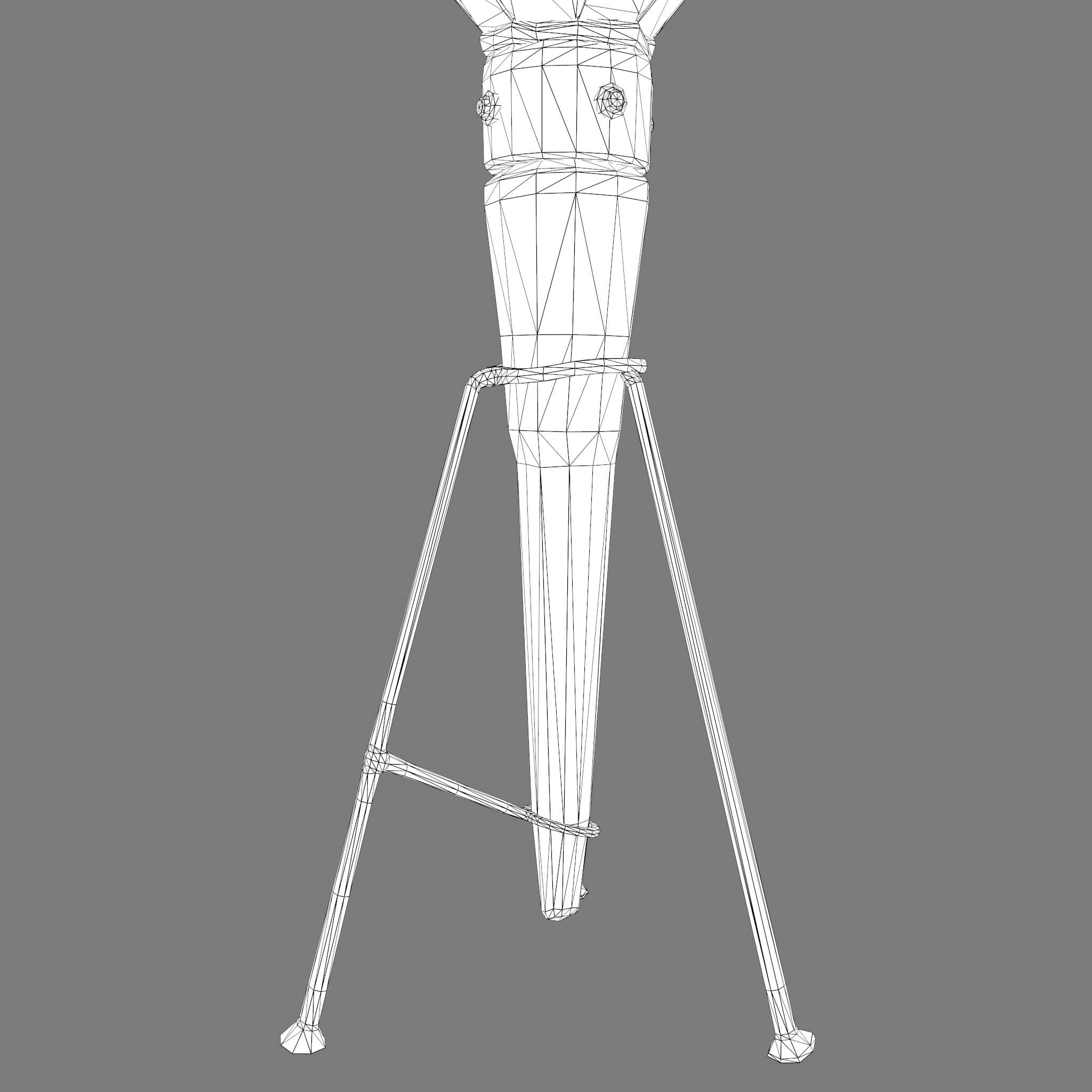 Medieval Standing Torch - 3D Model by Get Dead Entertainment