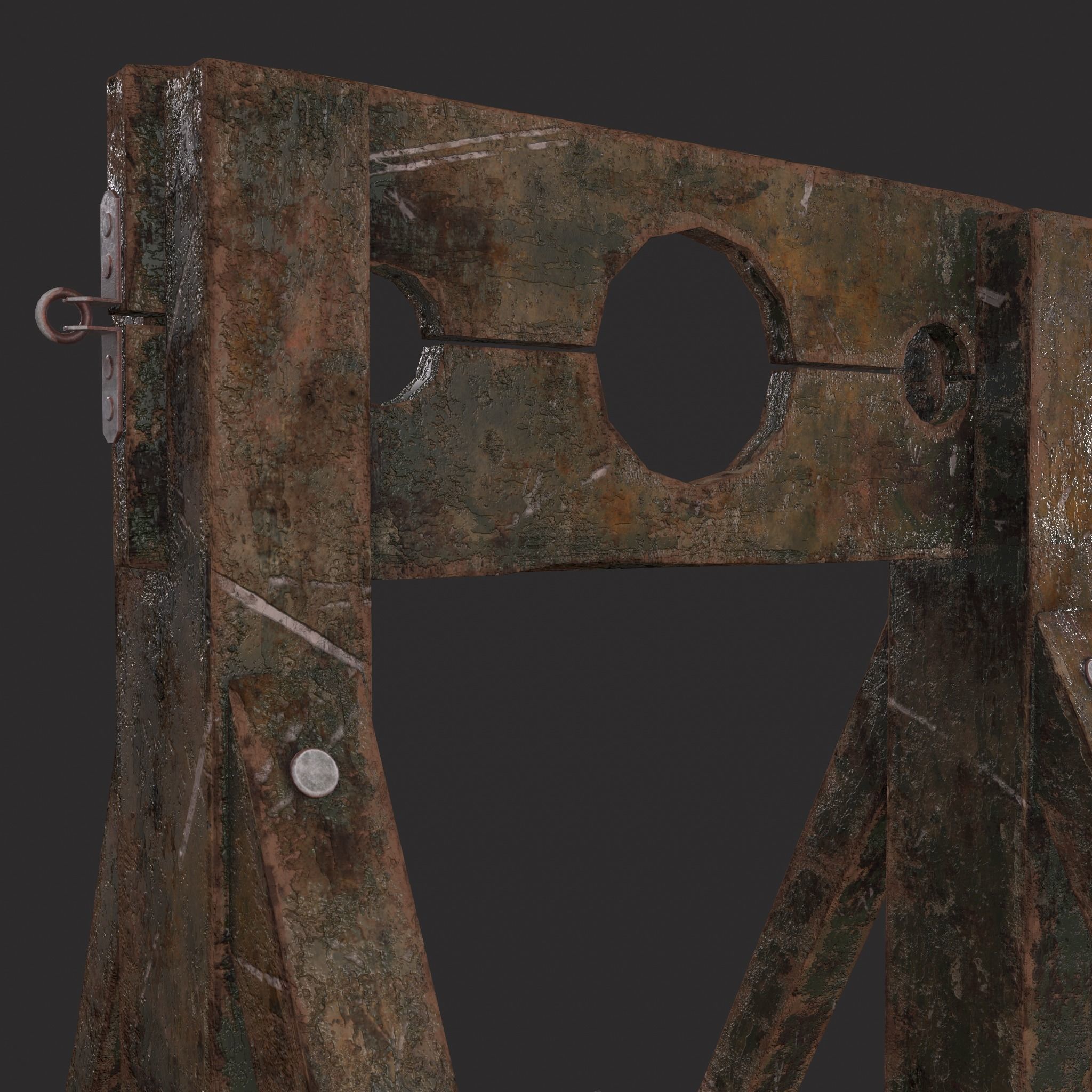 Medieval Stocks - 3D Model by Get Dead Entertainment