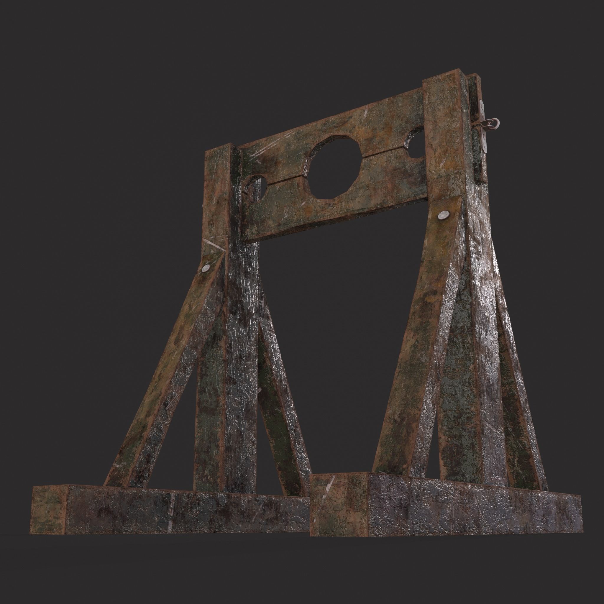 Medieval Stocks - 3D Model by Get Dead Entertainment