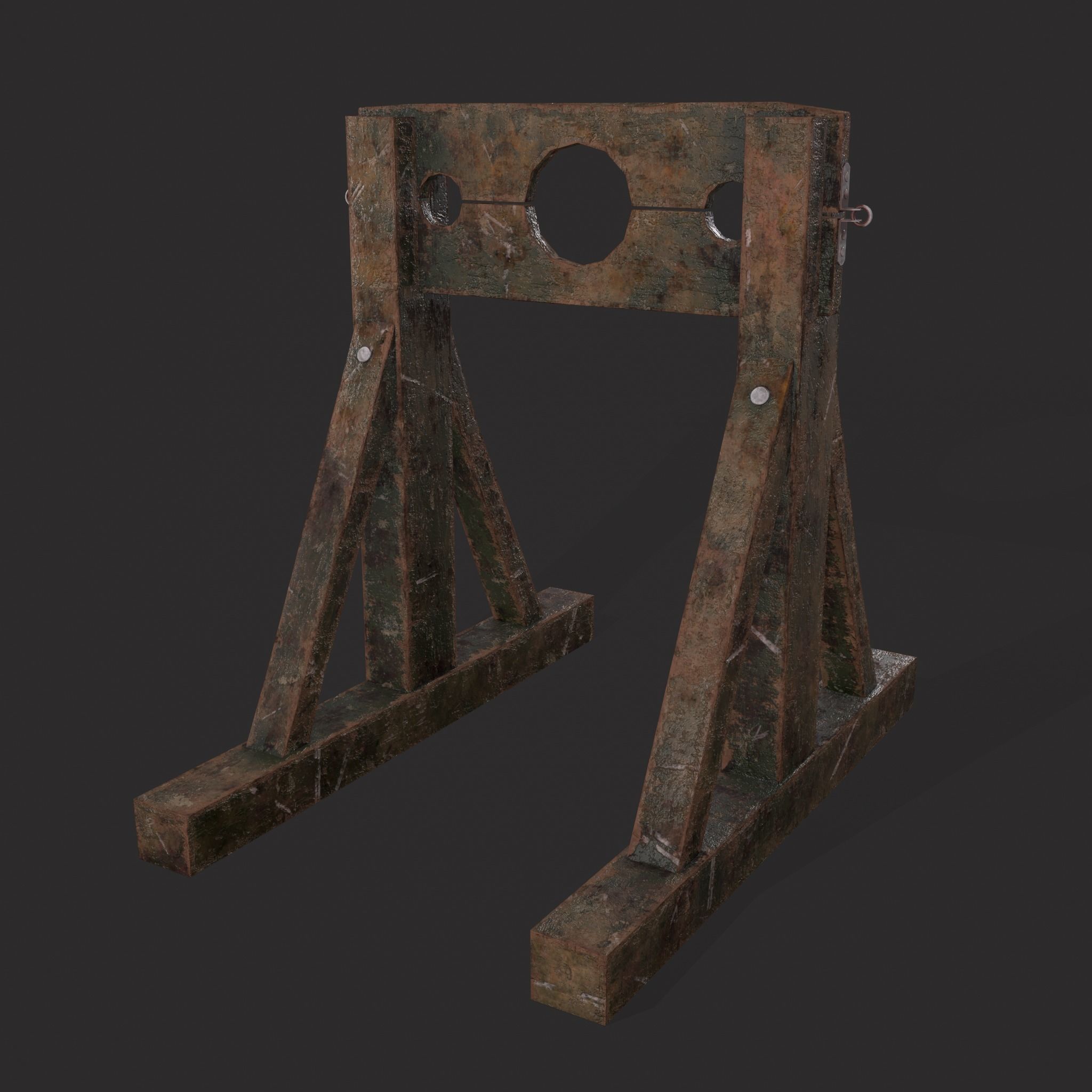 Medieval Stocks - 3D Model by Get Dead Entertainment
