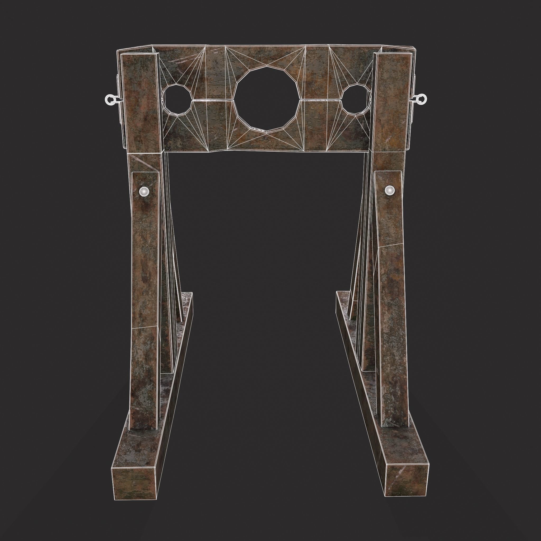 Medieval Stocks - 3D Model by Get Dead Entertainment