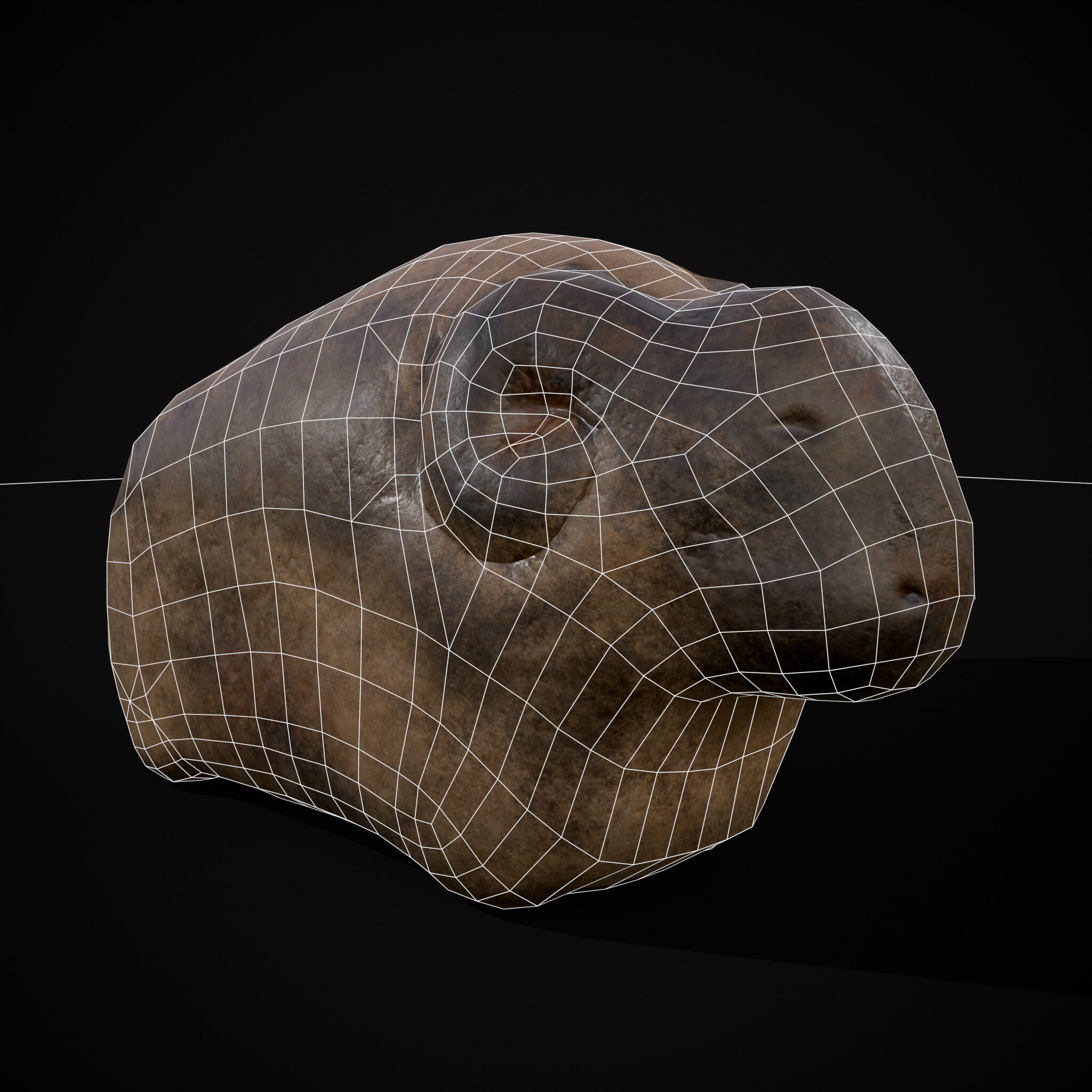 Medieval Stone Bull - 3D Model by Get Dead Entertainment