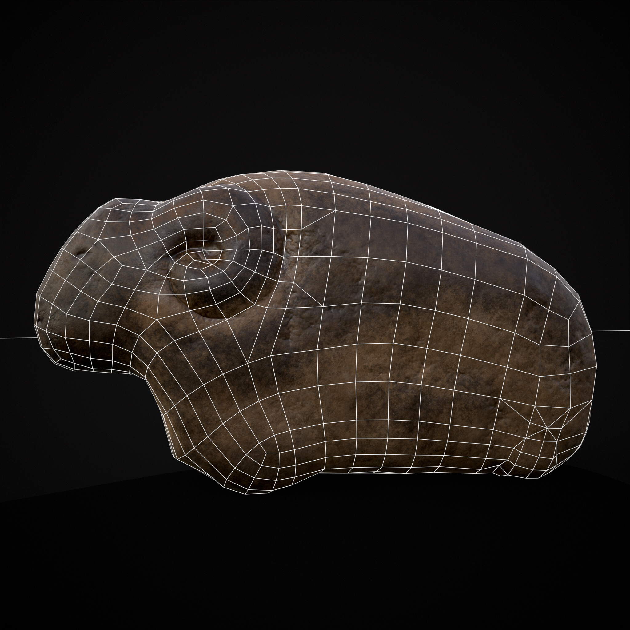 Medieval Stone Bull - 3D Model by Get Dead Entertainment