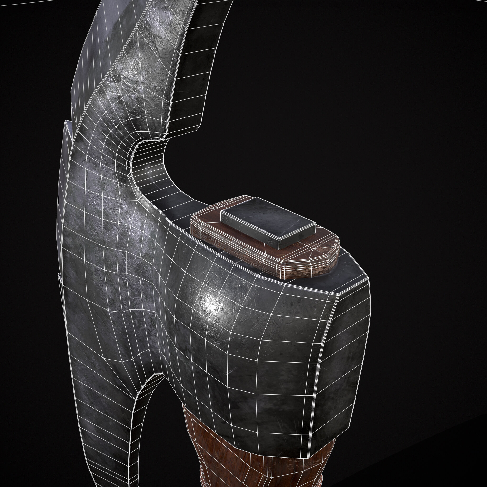 Medieval Stubby Ax - 3D Model by Get Dead Entertainment