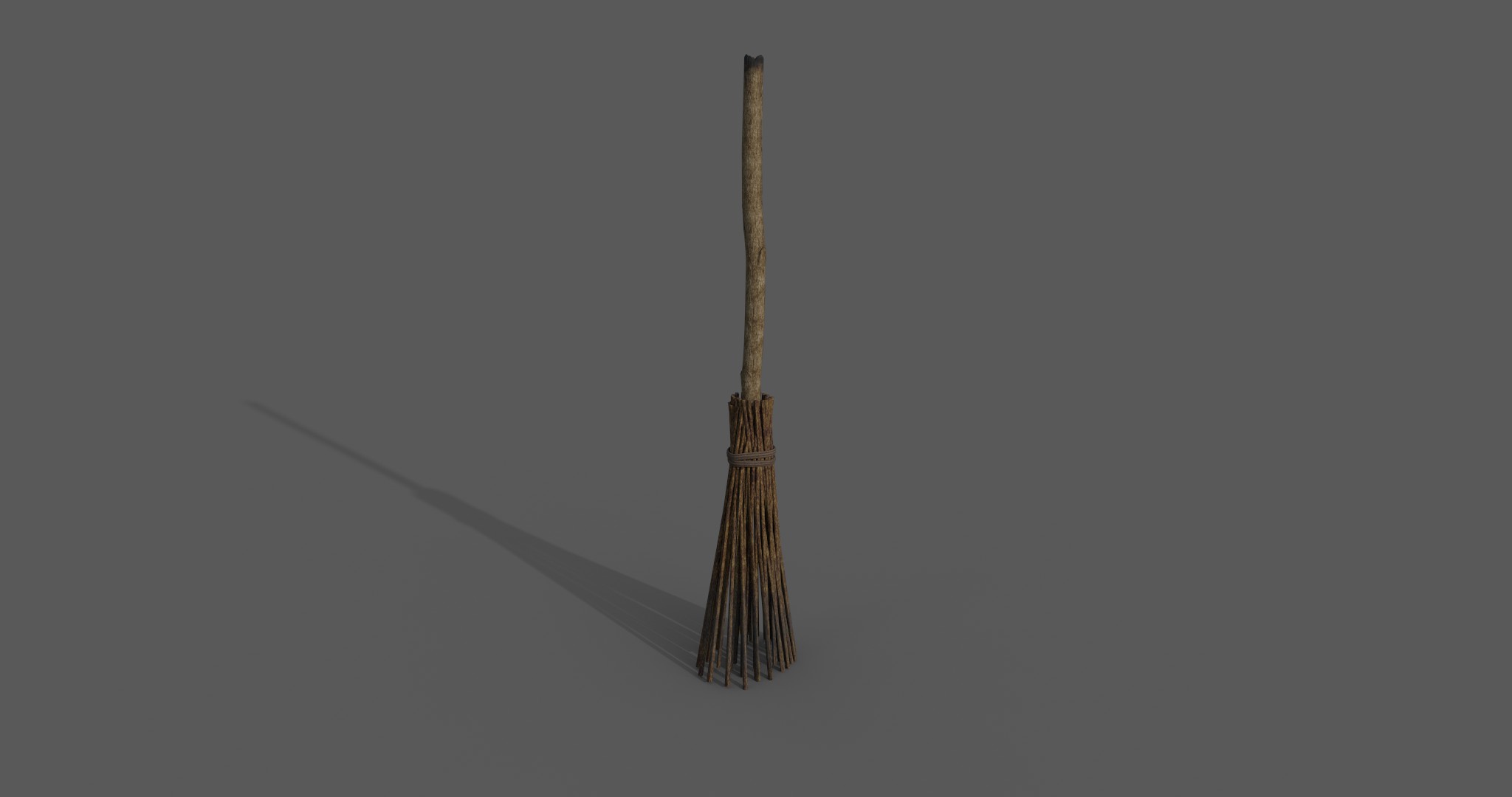 Medieval Style Broom - 3D Model by Get Dead Entertainment