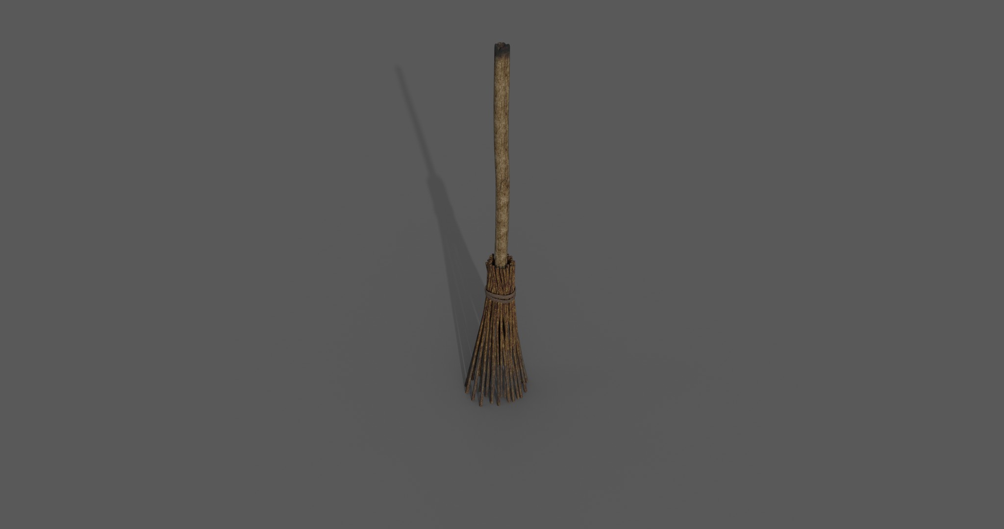 Medieval Style Broom - 3D Model by Get Dead Entertainment