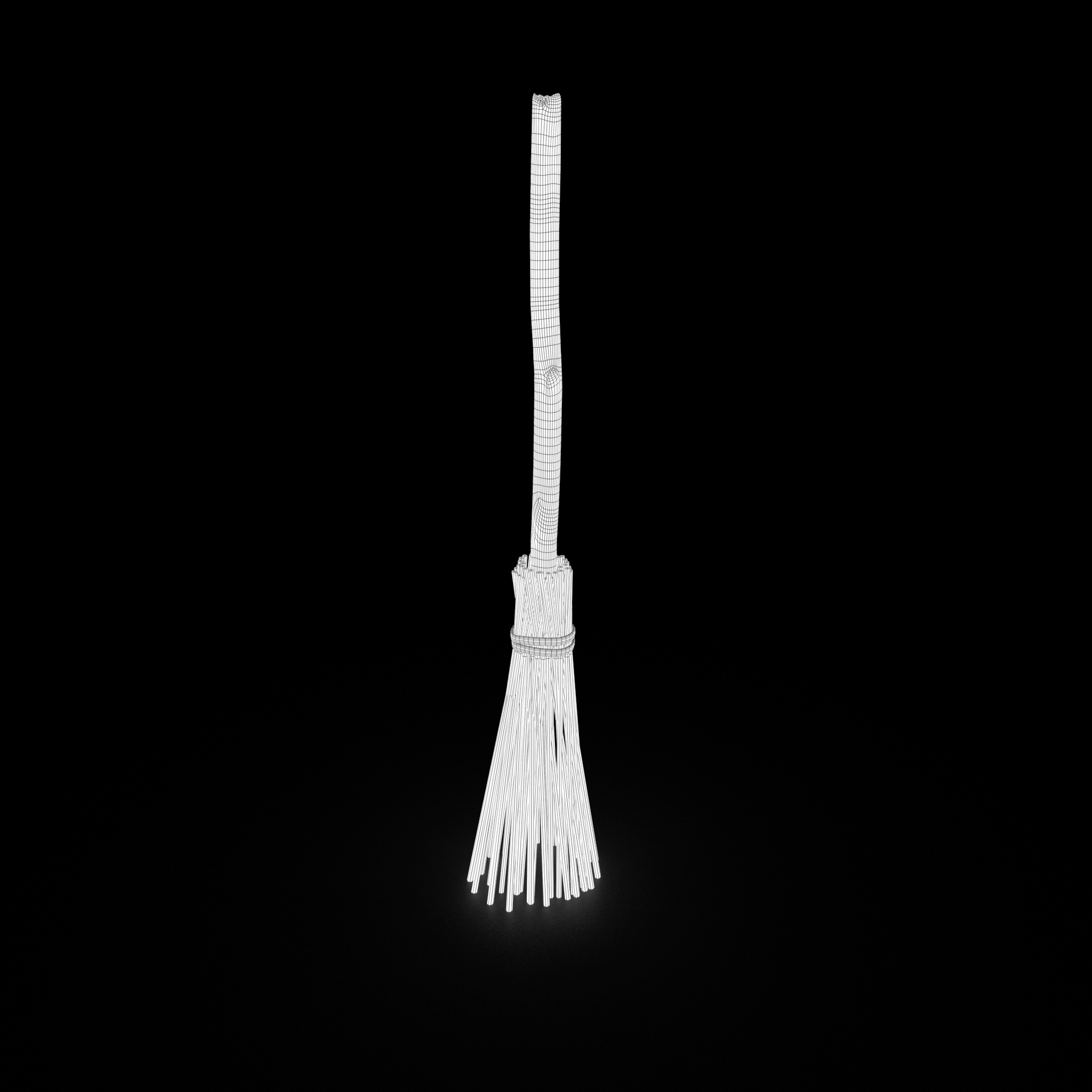 Medieval Style Broom - 3D Model by Get Dead Entertainment