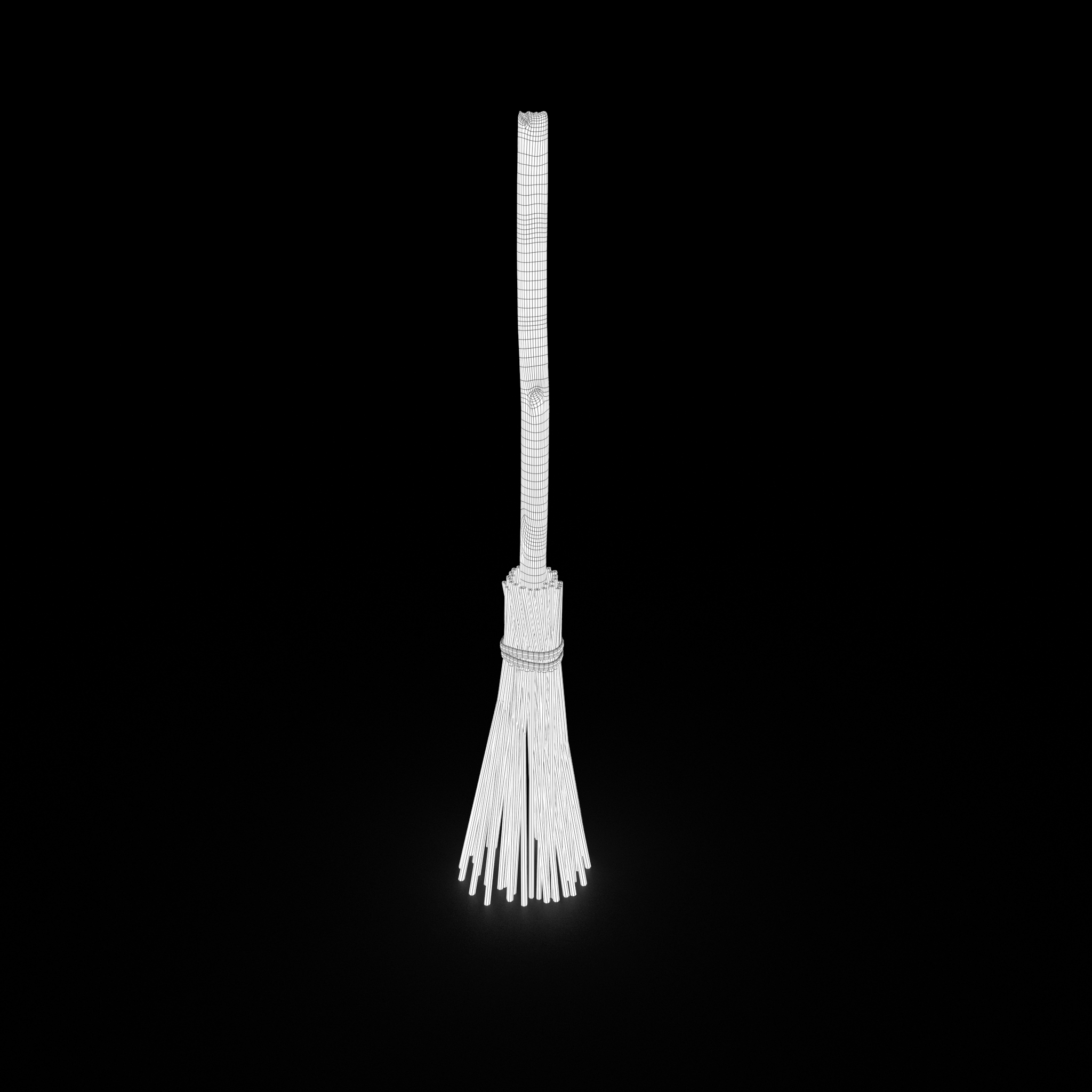 Medieval Style Broom - 3D Model by Get Dead Entertainment