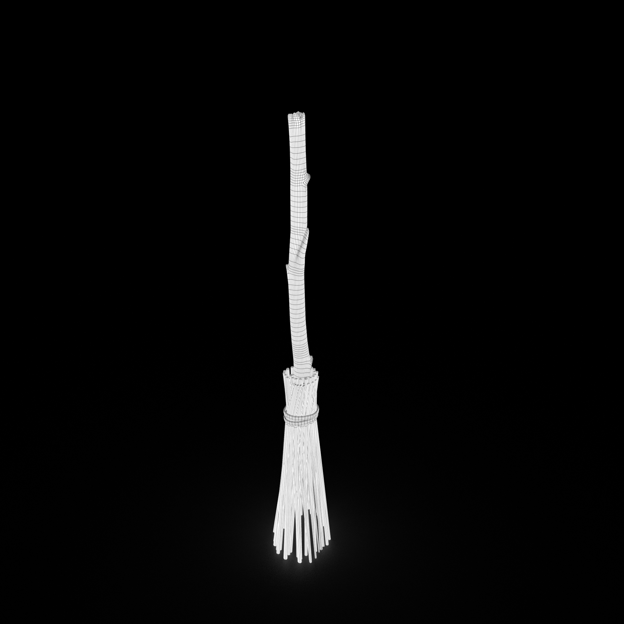 Medieval Style Broom - 3D Model by Get Dead Entertainment