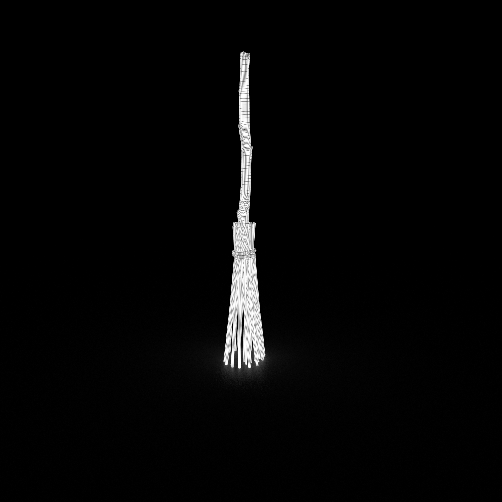Medieval Style Broom - 3D Model by Get Dead Entertainment