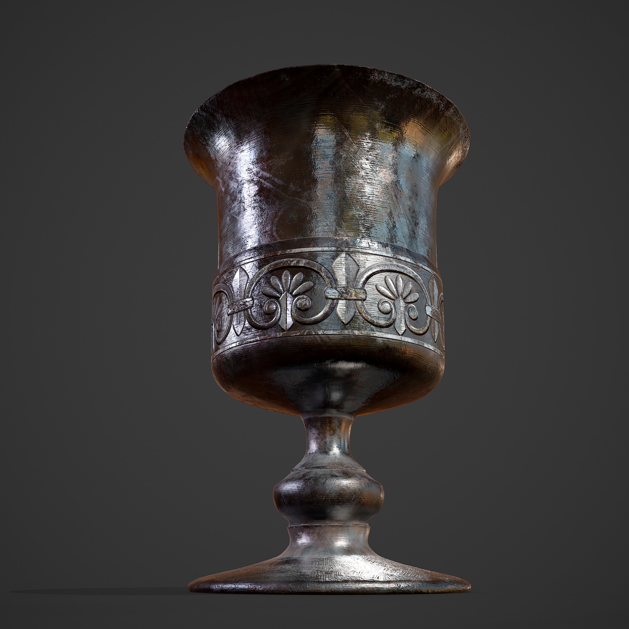 Medieval Style Detailed Goblet - 3D Model by Get Dead Entertainment
