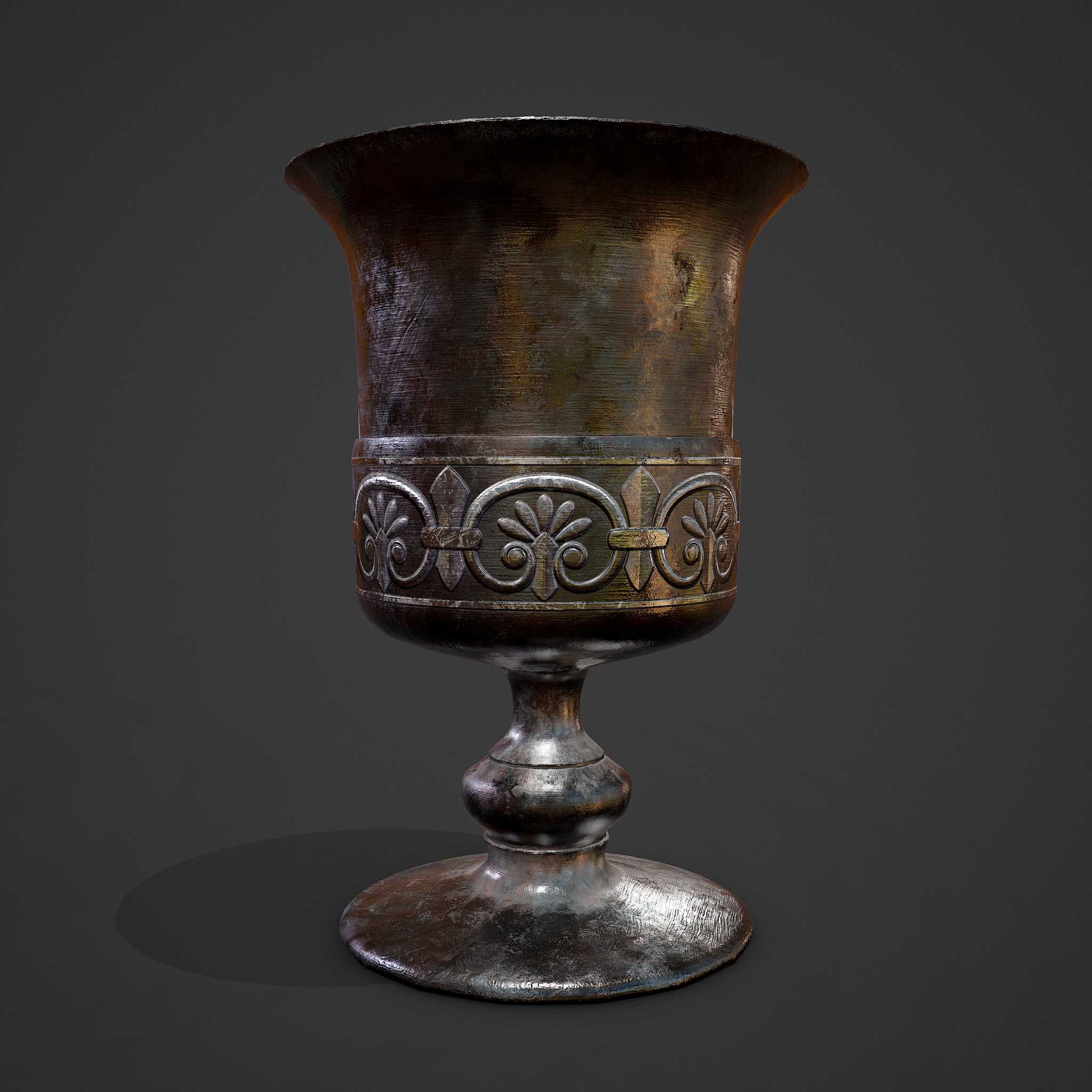 Medieval Style Detailed Goblet - 3D Model by Get Dead Entertainment