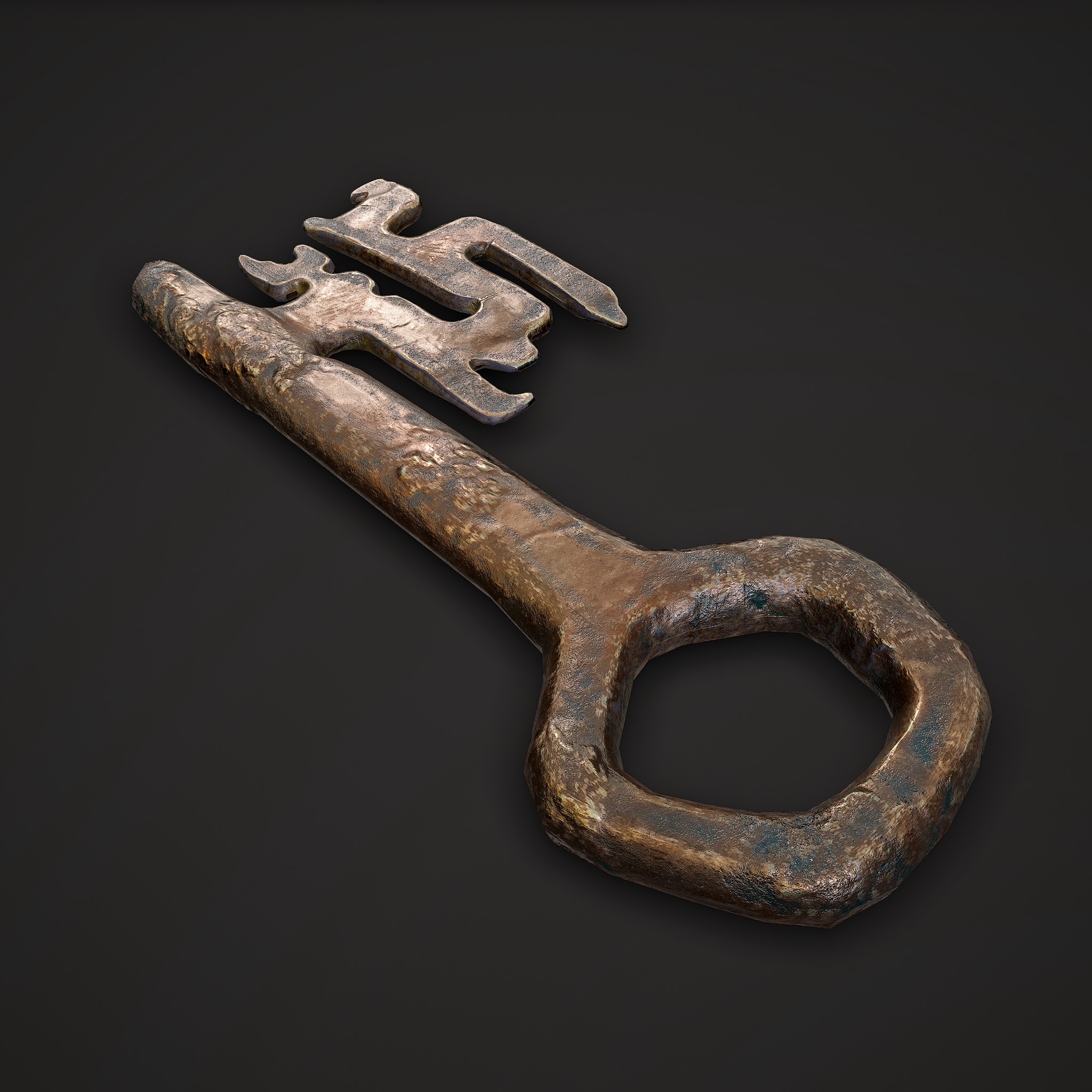 Medieval Style Key - 3D Model by Get Dead Entertainment
