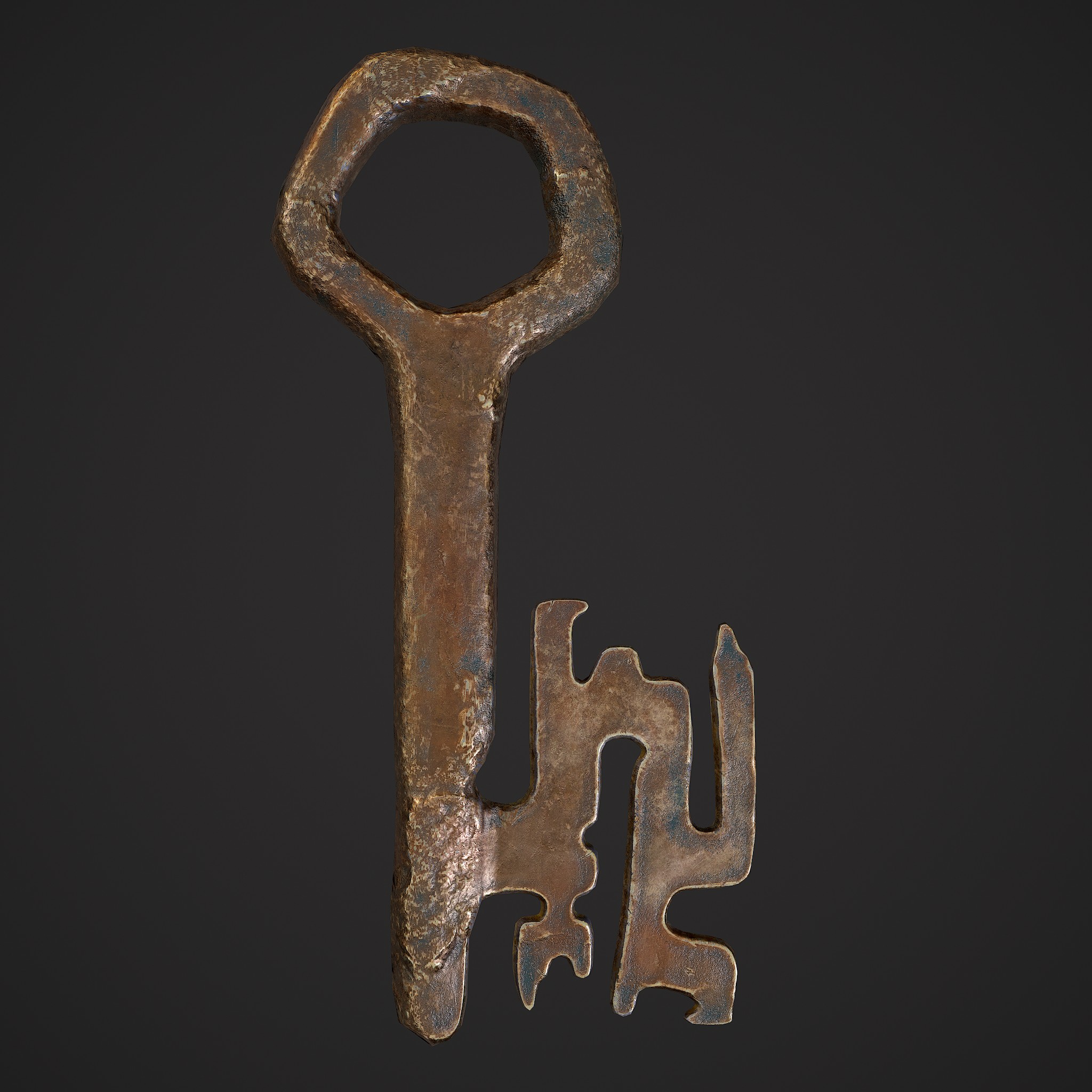 Medieval Style Key - 3D Model by Get Dead Entertainment
