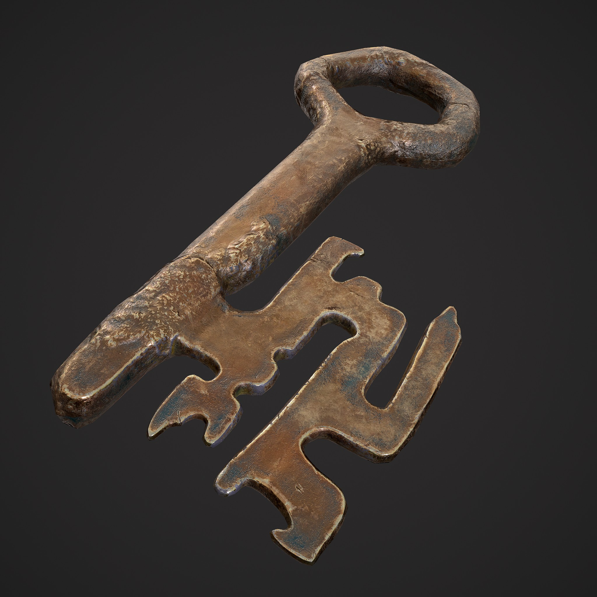 Medieval Style Key - 3D Model by Get Dead Entertainment