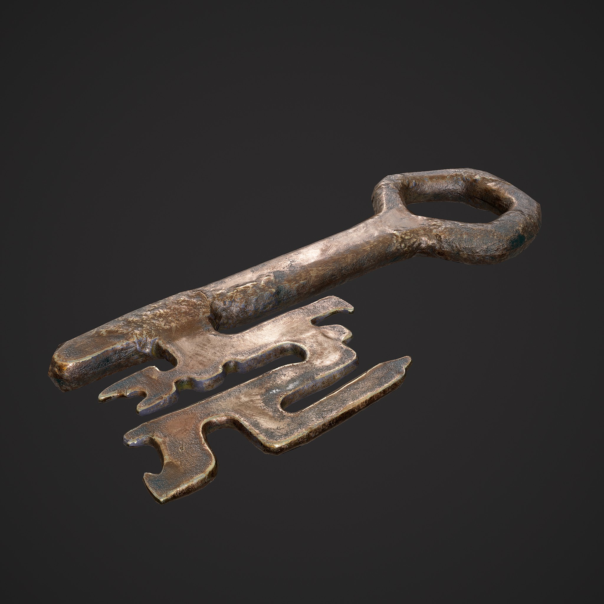 Medieval Style Key - 3D Model by Get Dead Entertainment