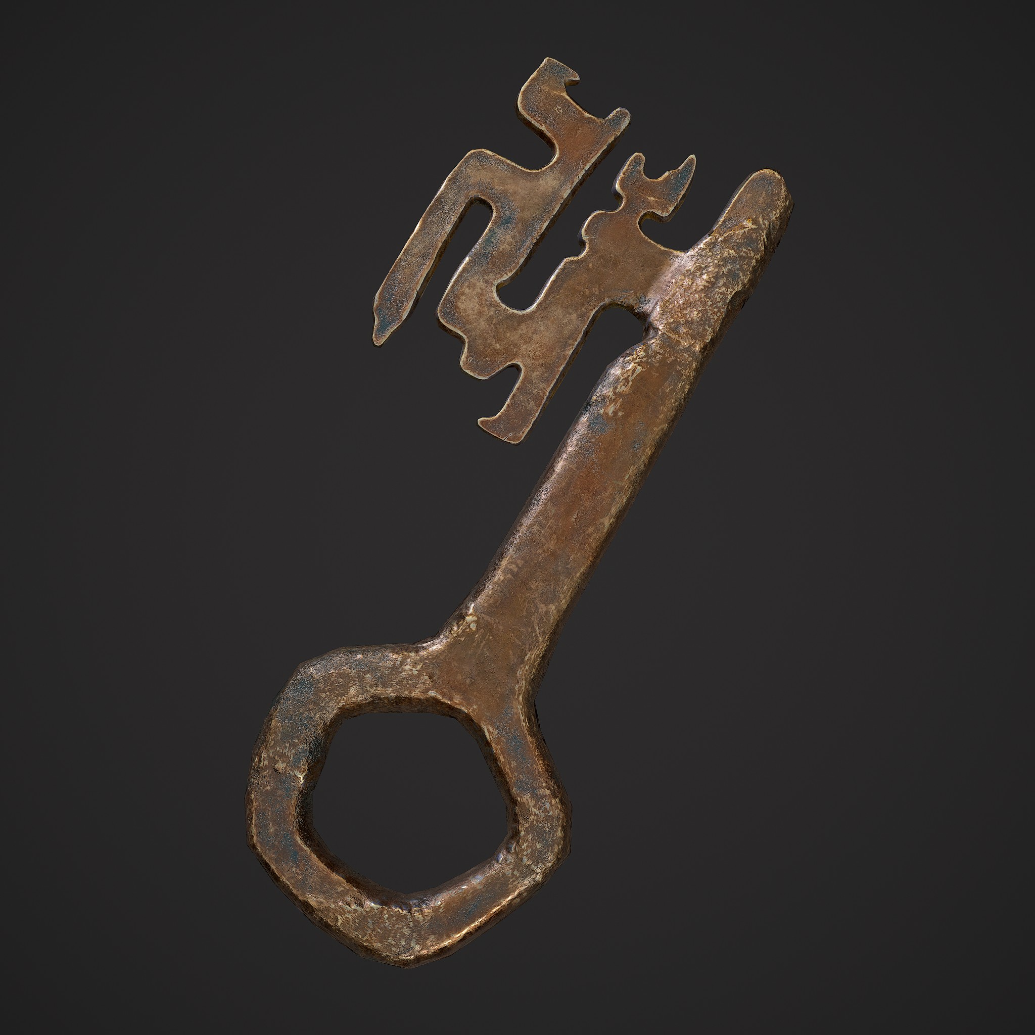 Medieval Style Key - 3D Model by Get Dead Entertainment