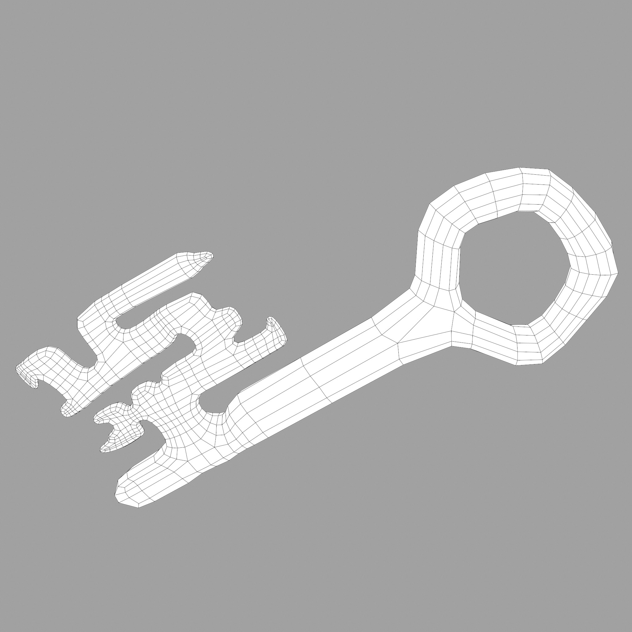 Medieval Style Key - 3D Model by Get Dead Entertainment