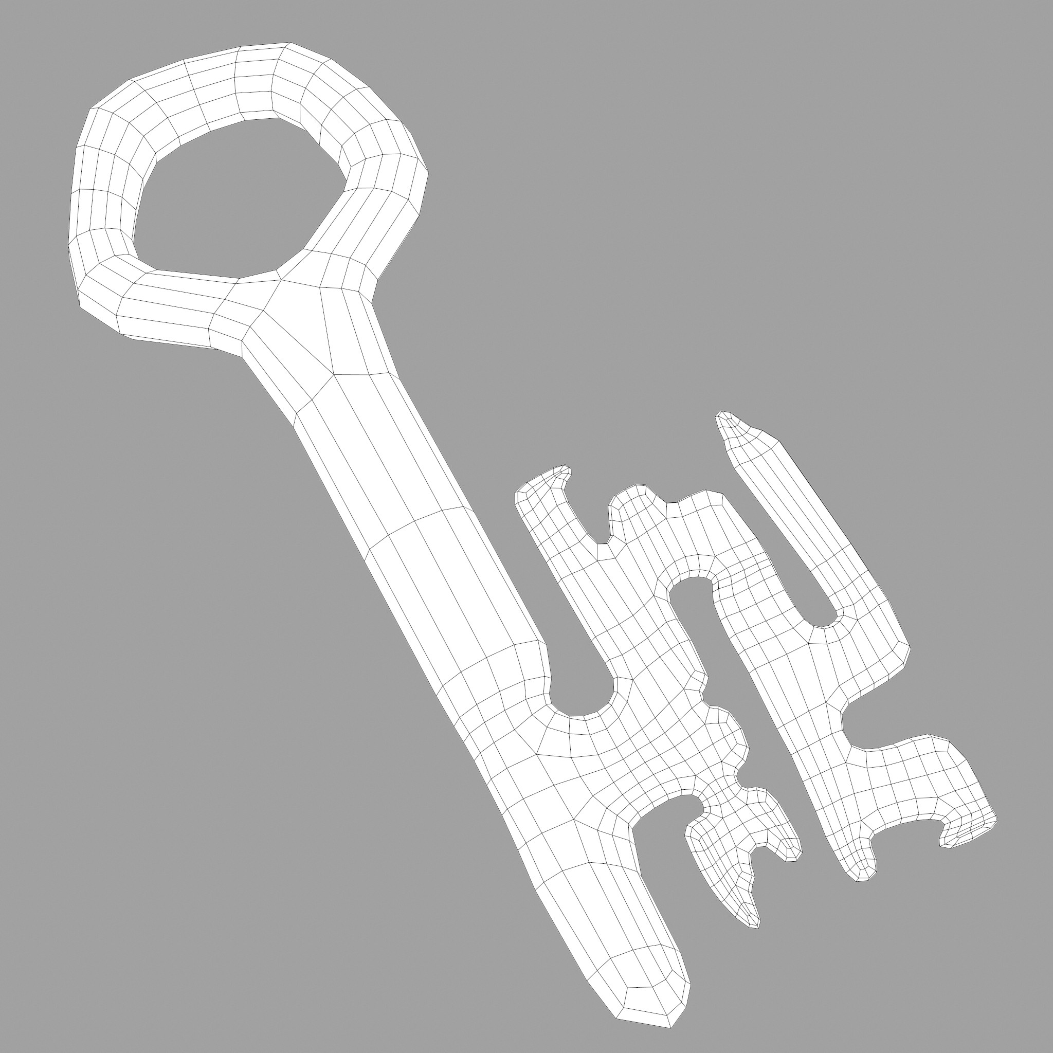 Medieval Style Key - 3D Model by Get Dead Entertainment